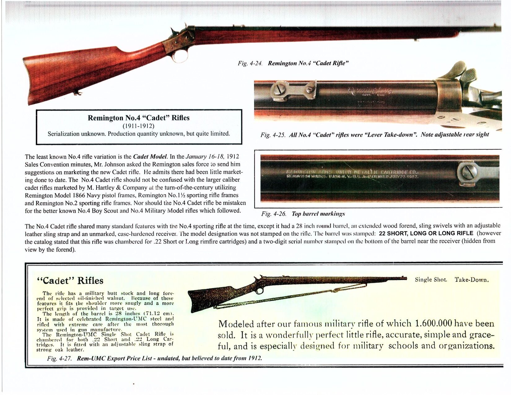 Remington Model 4 Military Model Rifle 9.8 C&RAntique002 | Ancestry Guns