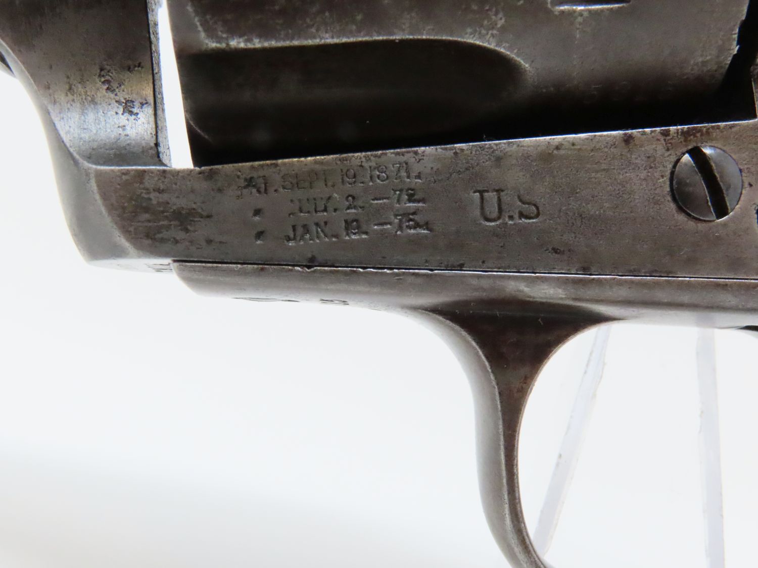 U.S. Colt Cavalry Model Single Action Army Revolver with Factory Letter ...