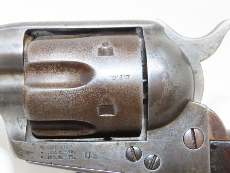 U.S. Colt Cavalry Model Single Action Army Revolver with Factory Letter ...