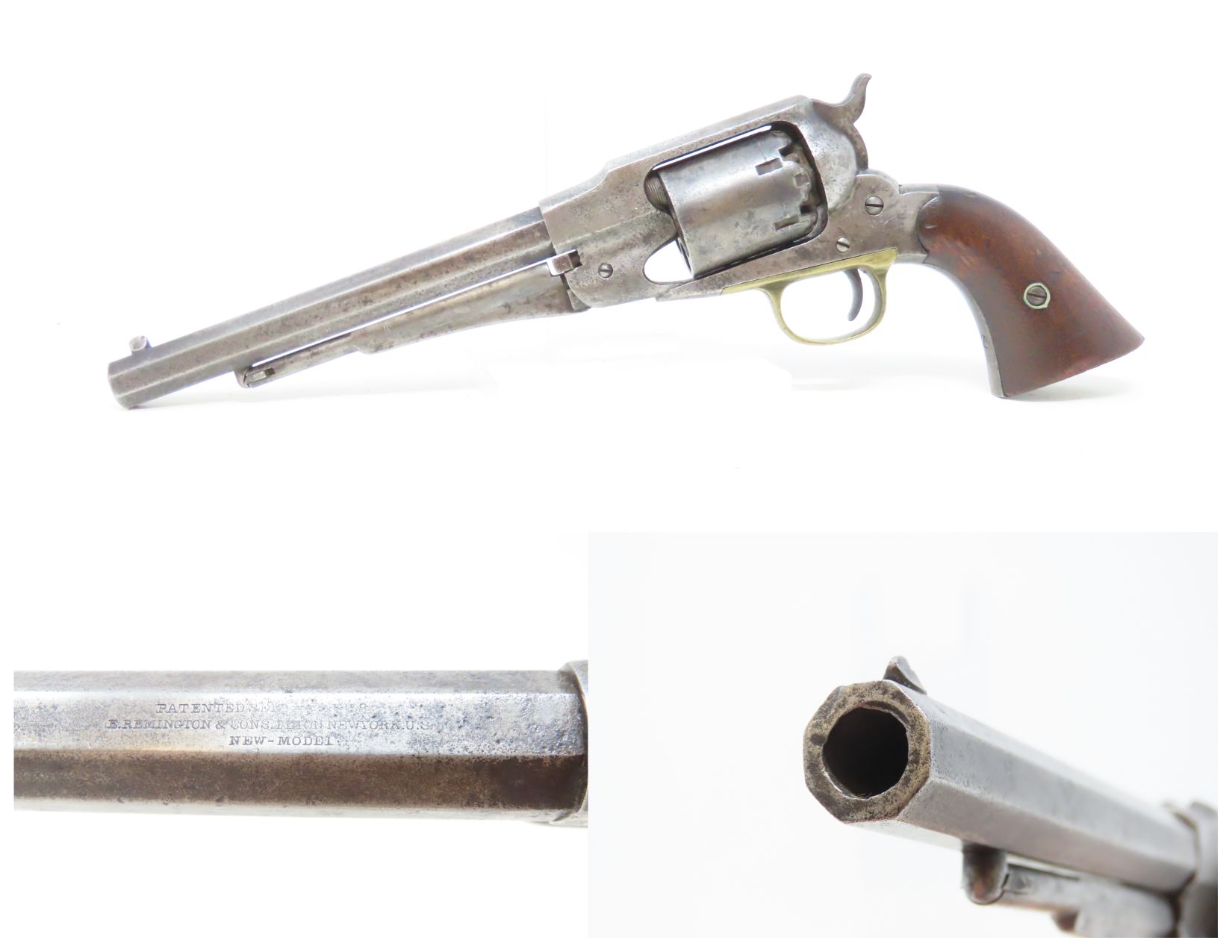 U.S. Remington New Model 1858 Army Revolver 9.7 C&RAntique001 ...