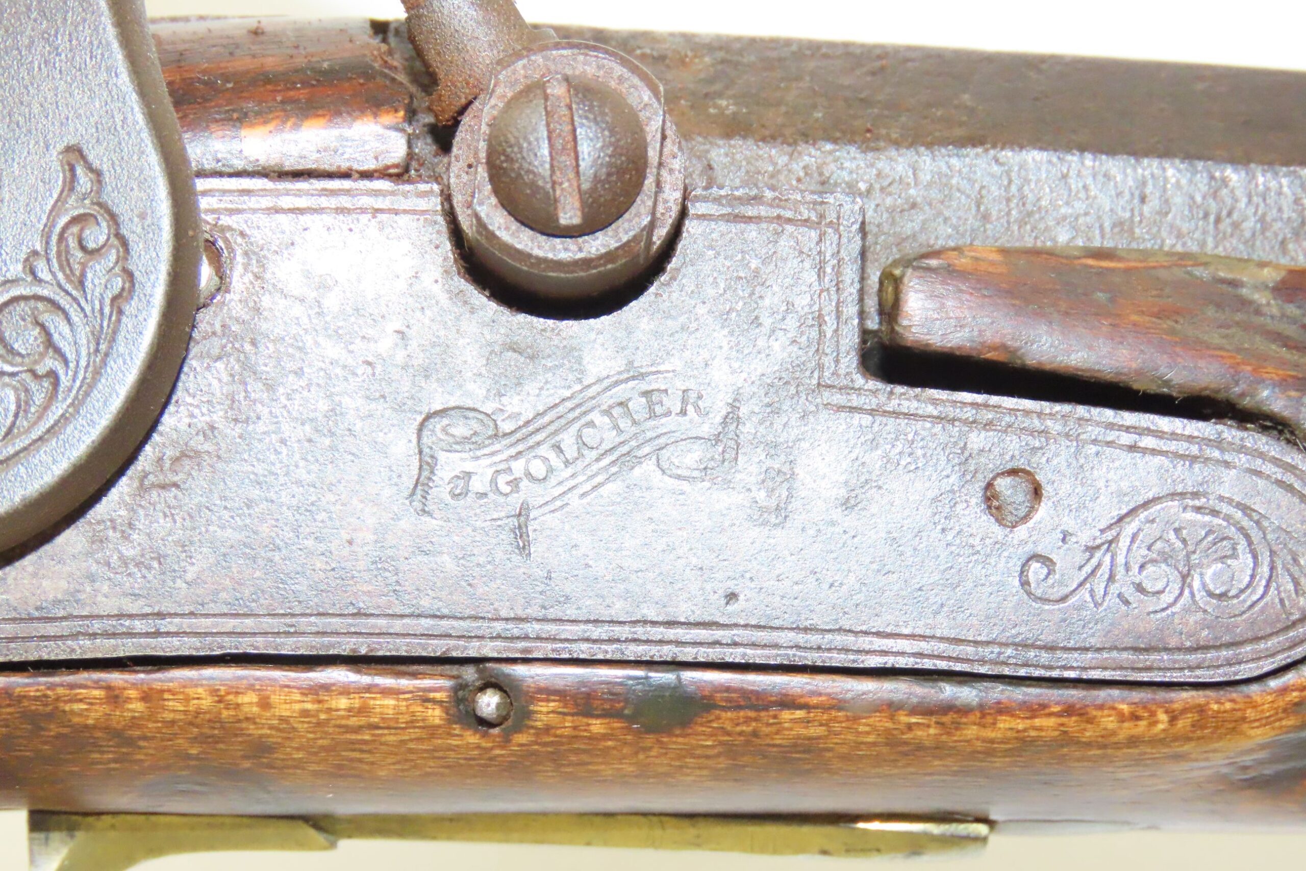 American Percussion Long Rifle with Golcher Lock 12.14 C&RAntique006 ...