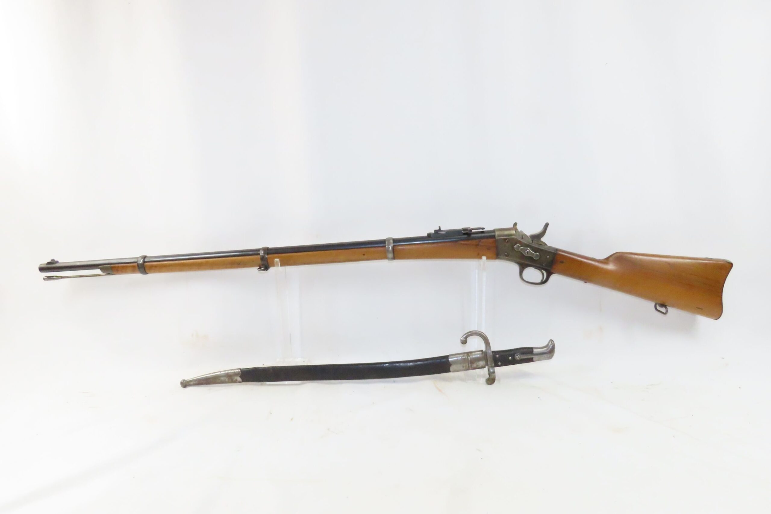 Danish Copenhagen Arsenal Model 1867 Rifle with Bayonet 12.6 C ...