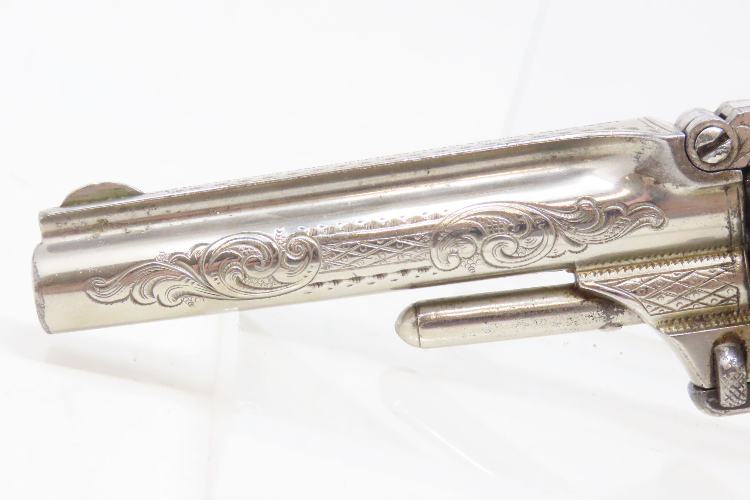 Engraved Smith & Wesson Number 1 3rd Issue Revolver 8.25 C&RAntique005 ...