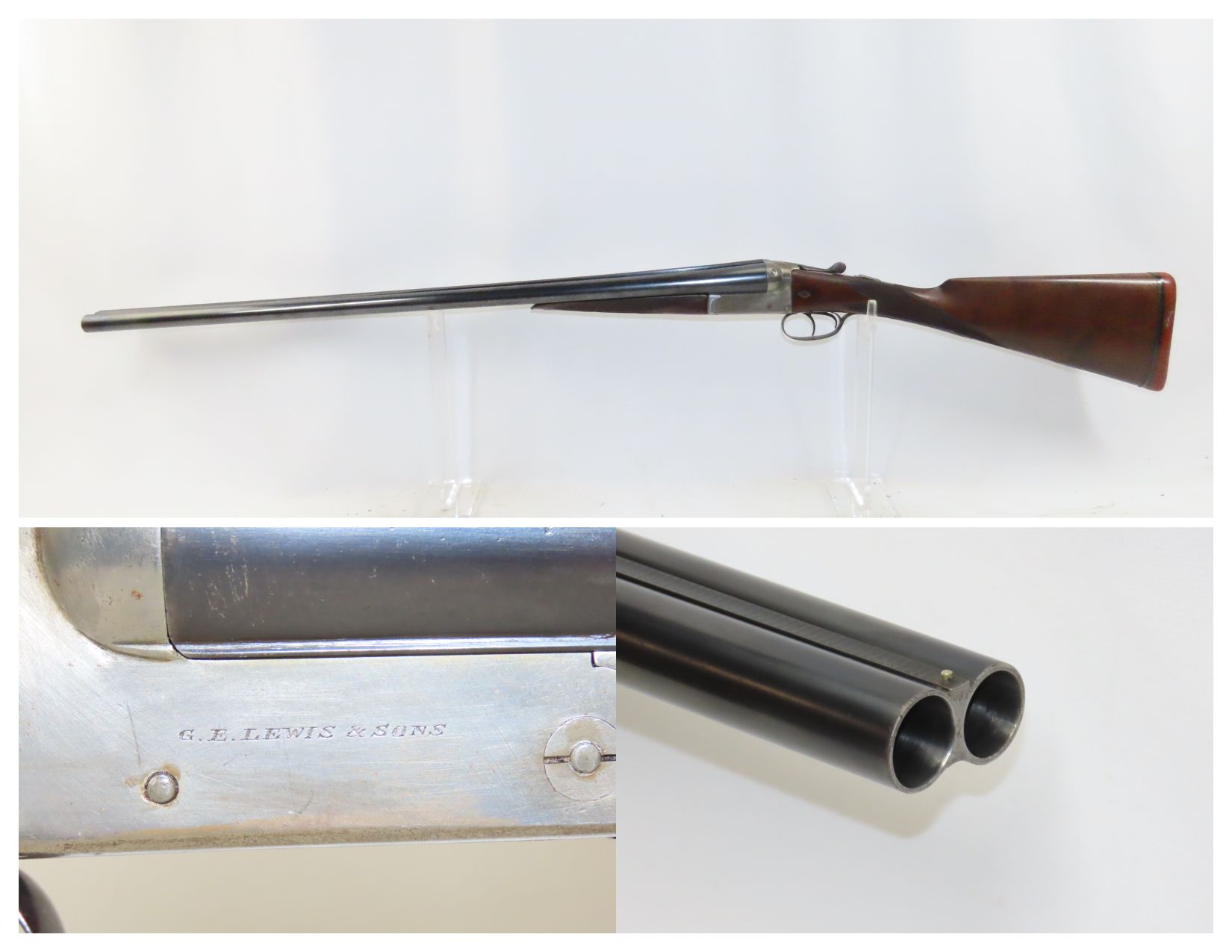 G.E. Lewis 7 Sons Boxlock Shotgun 12.5 C&RAntique001 | Ancestry Guns