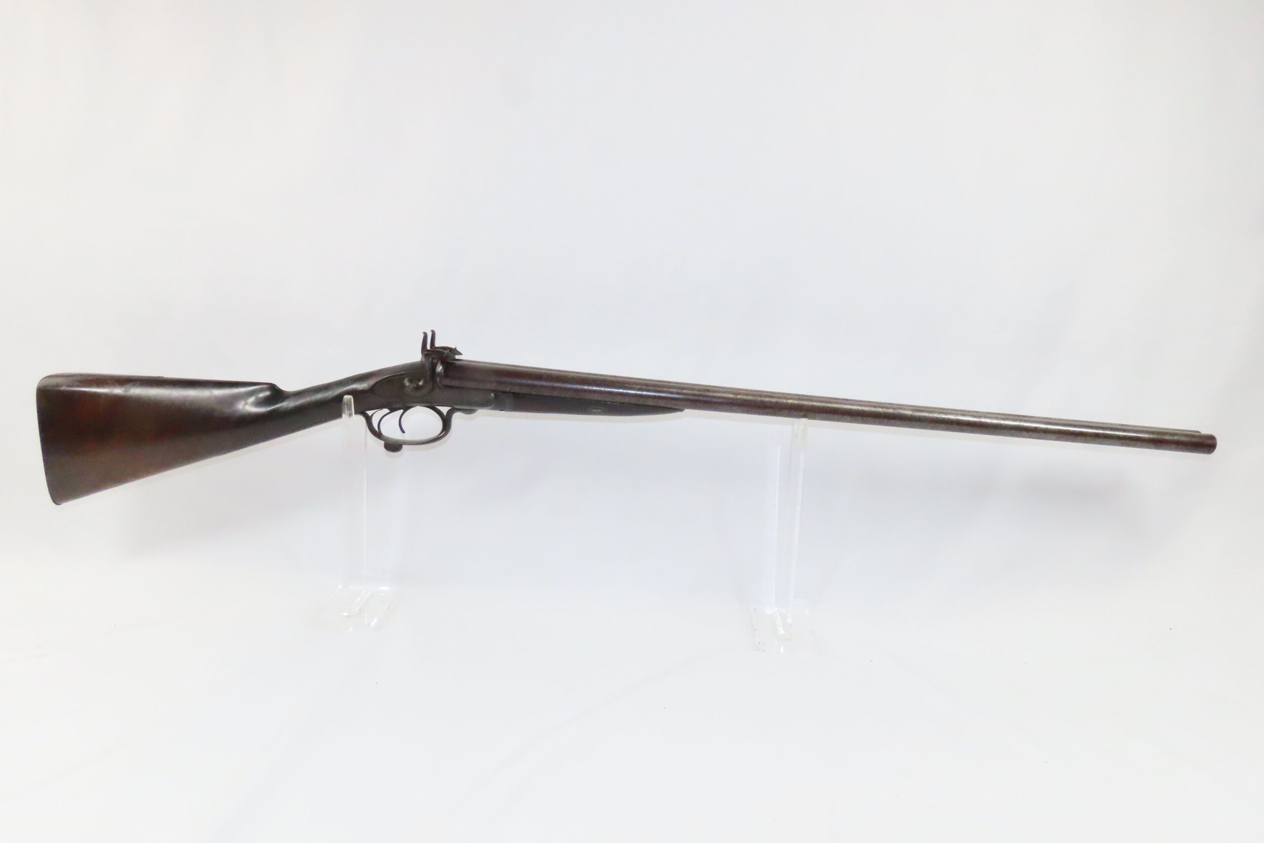 Engraved Thomas Boss 12 Bore Pinfire Double barrel Rotary Underlever ...