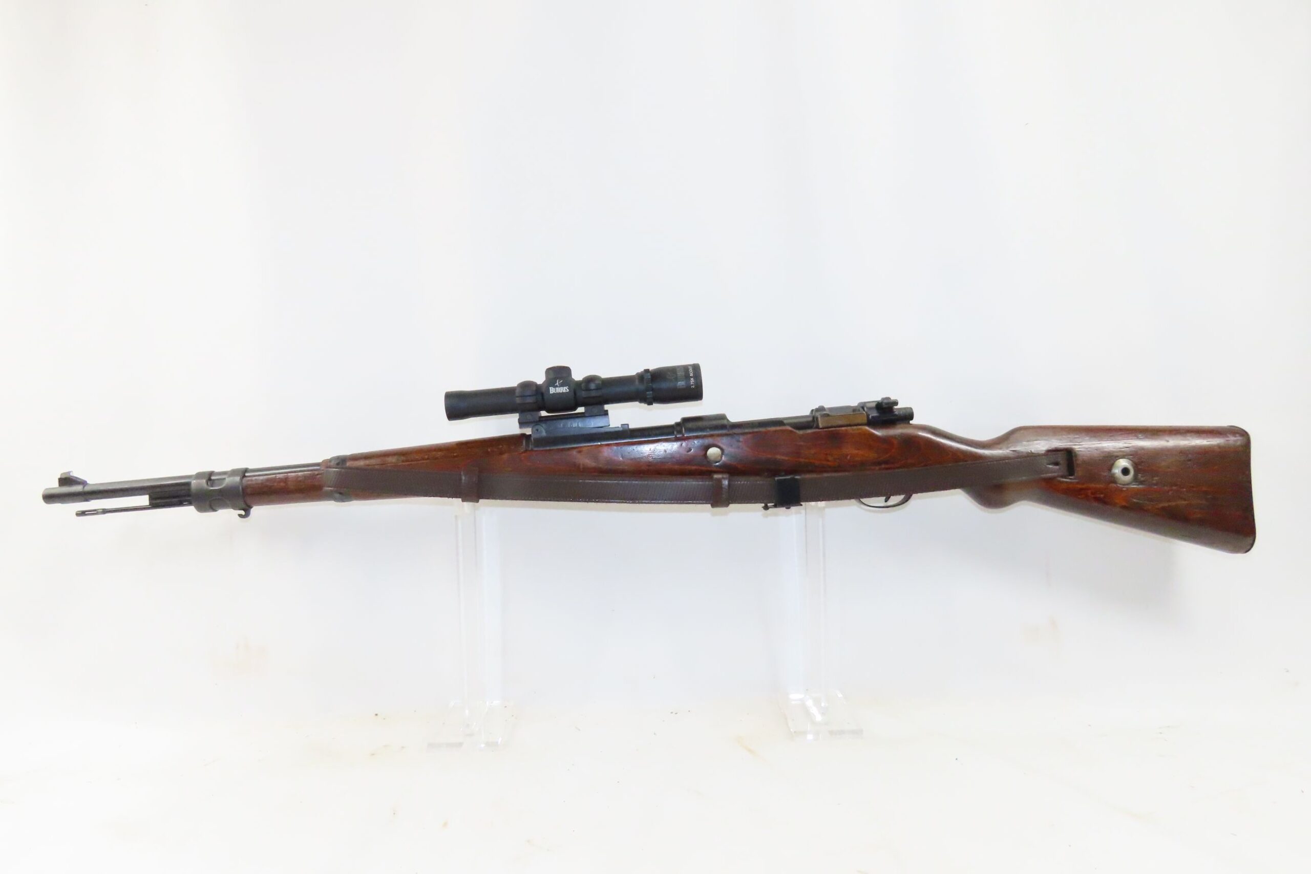 German Mauser 243 1939 Code Model 98 Rifle with Scope 12.9 C ...