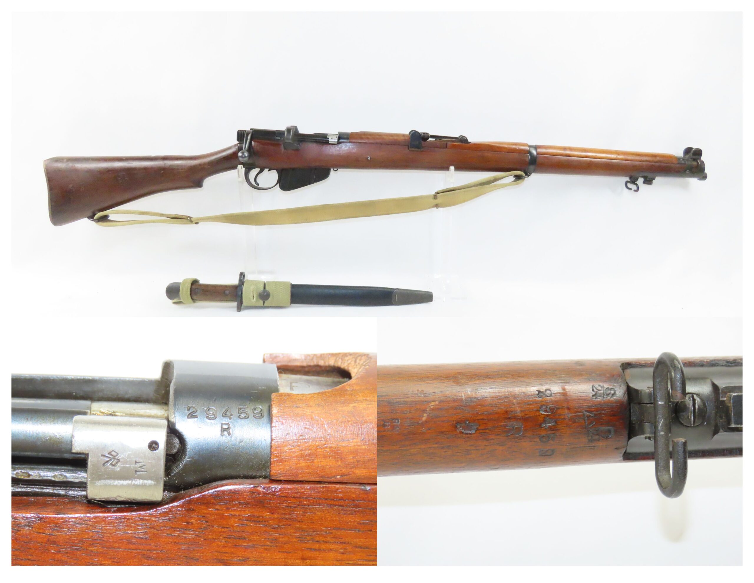 Ishapore No 1MKIII Rifle with Bayonet 1.5 C&RAntique001 | Ancestry Guns