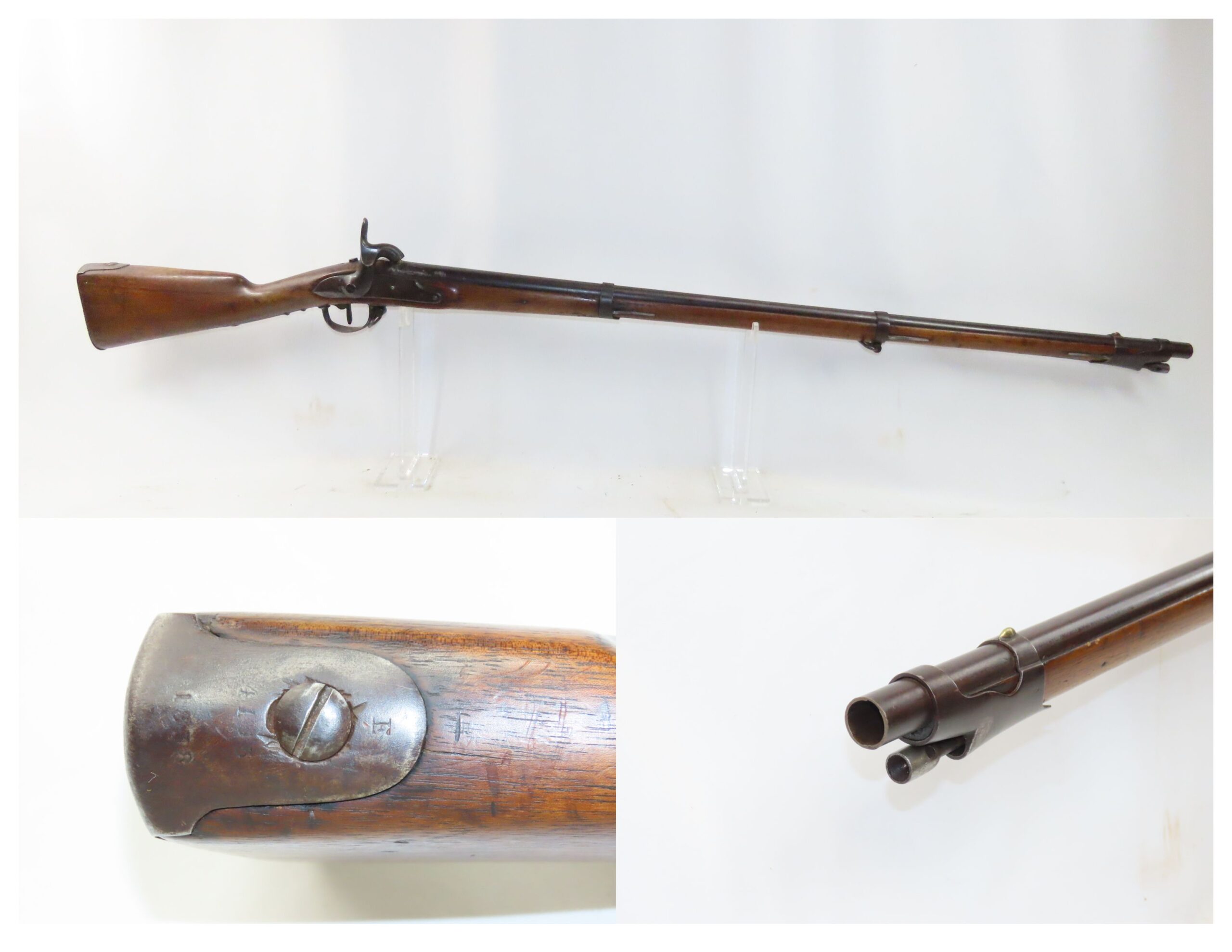 Model 1822 Percussion Conversion Rifled Musket 12.30 C&RAntique001 ...