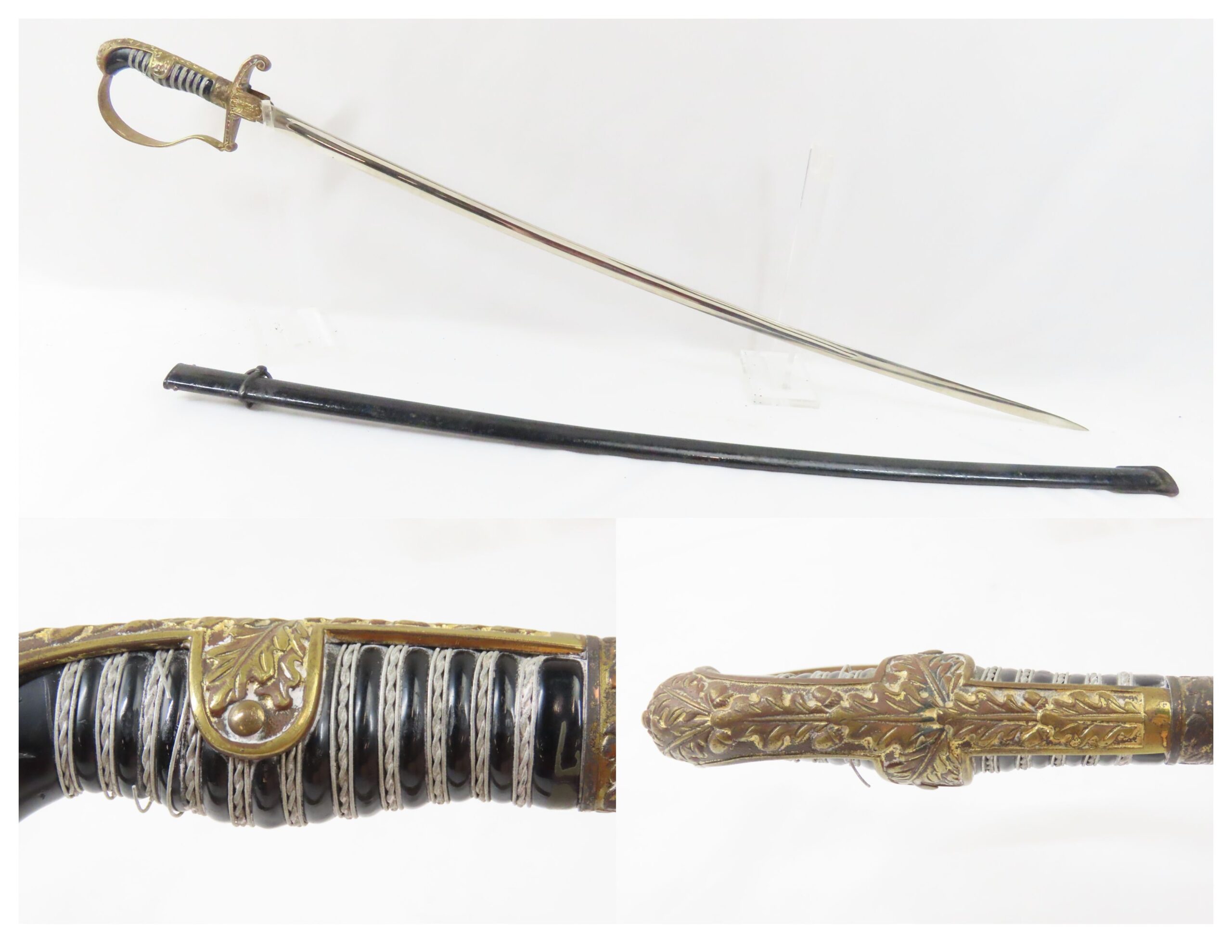 Siamese sword 35 OAL, 30 blade 1.4 C&RAntique001 | Ancestry Guns