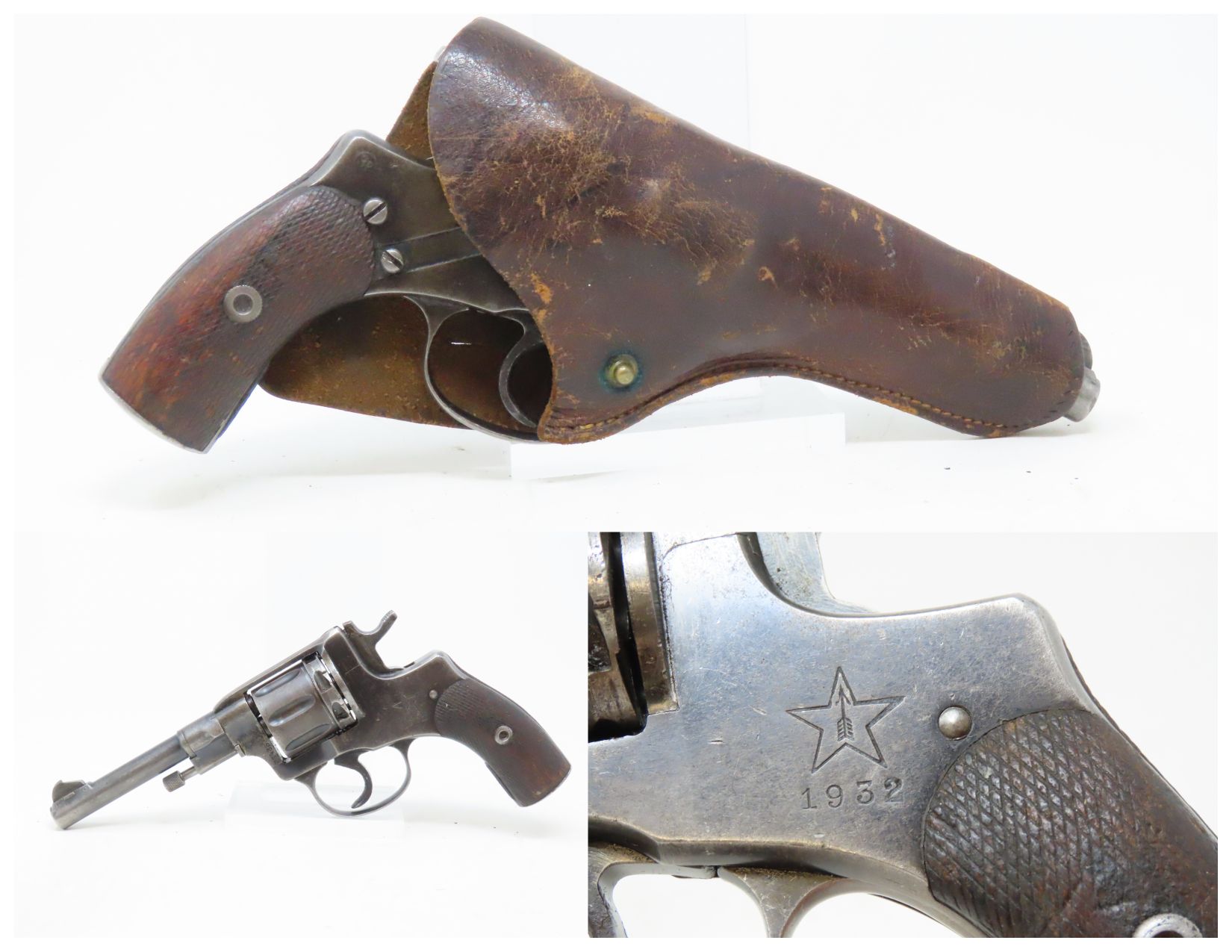 Soviet Tula Model 1895 Nagant Revolver 8.22 C&RAntique001 | Ancestry Guns