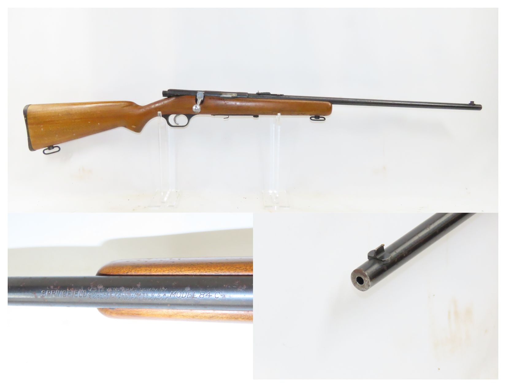 Springfield Model 84C Bolt Action Rifle 12.15 C&RAntique001 | Ancestry Guns