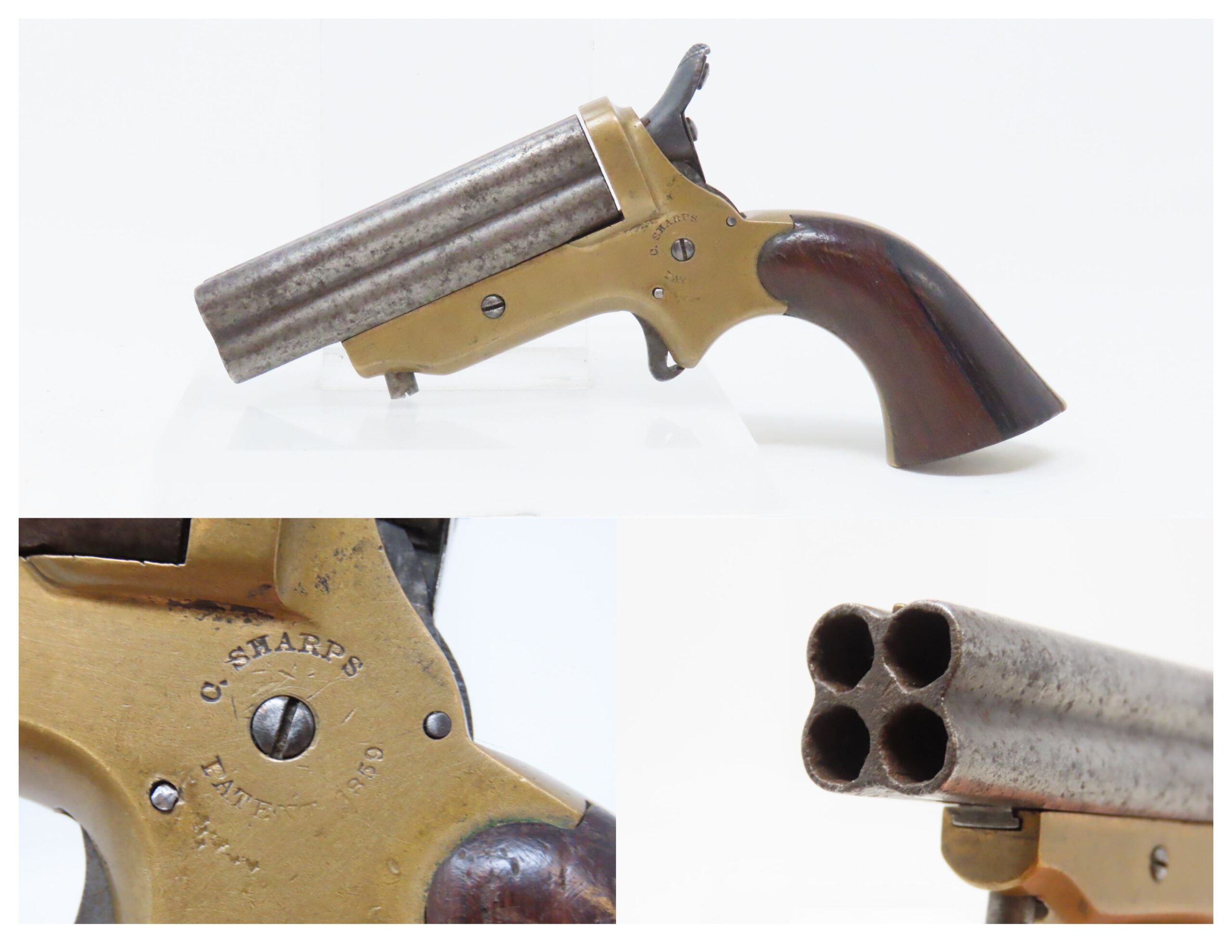 C. Sharps & Co. Model 2C Pepperbox Pistol 1.13 C&RAntique001 | Ancestry ...