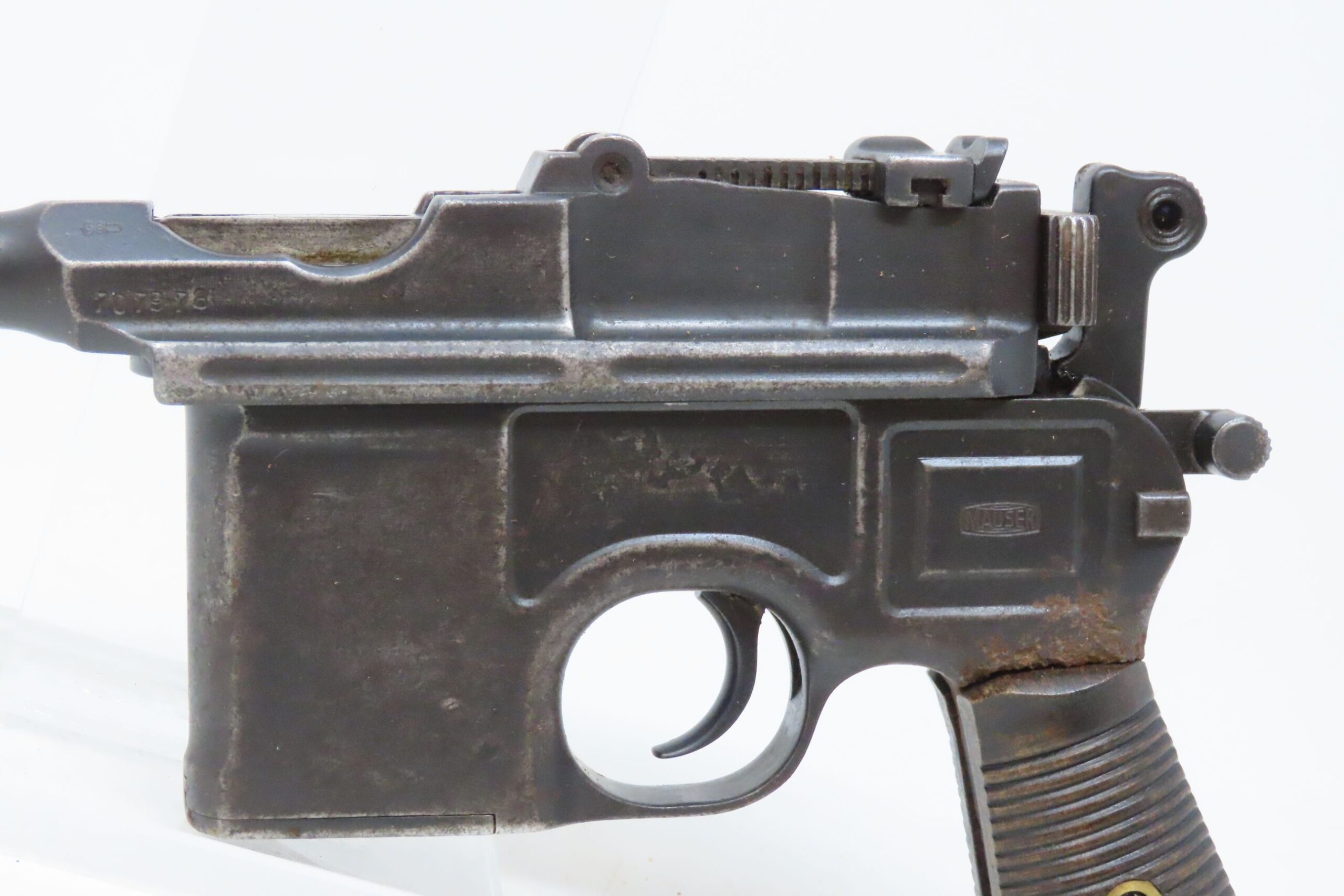 Mauser Model 1896 Bolo Broomhandle Pistol with Holster 8.22 C ...