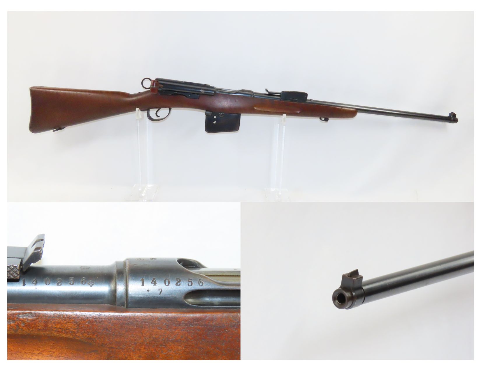 Swiss Schmidt Ruben MOdel 1889 Straight Pull Rifle 2.16 C&RAntique001 ...