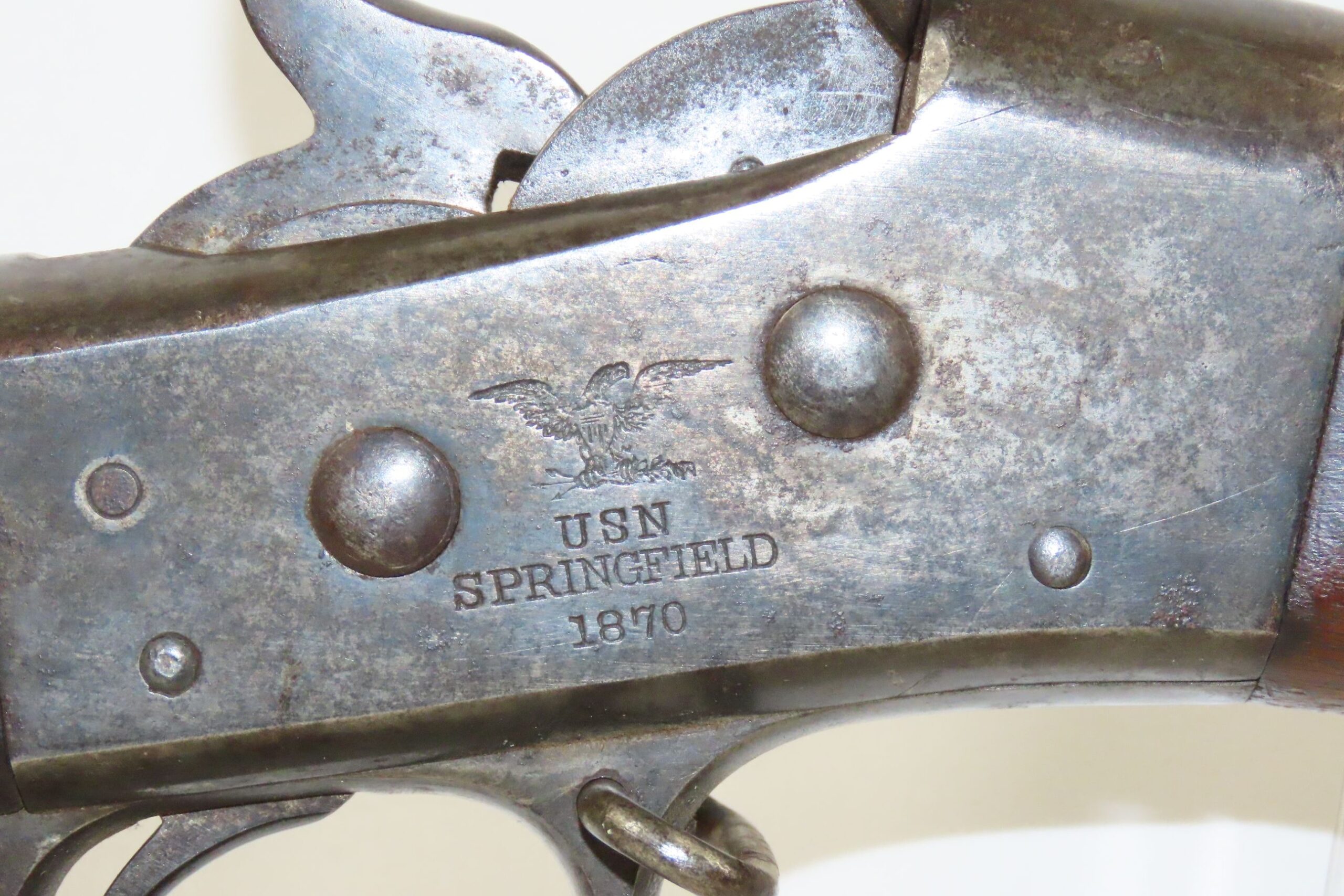 U.S. Springfield Model 1870 Navy Rolling Block Rifle 12.19 C ...