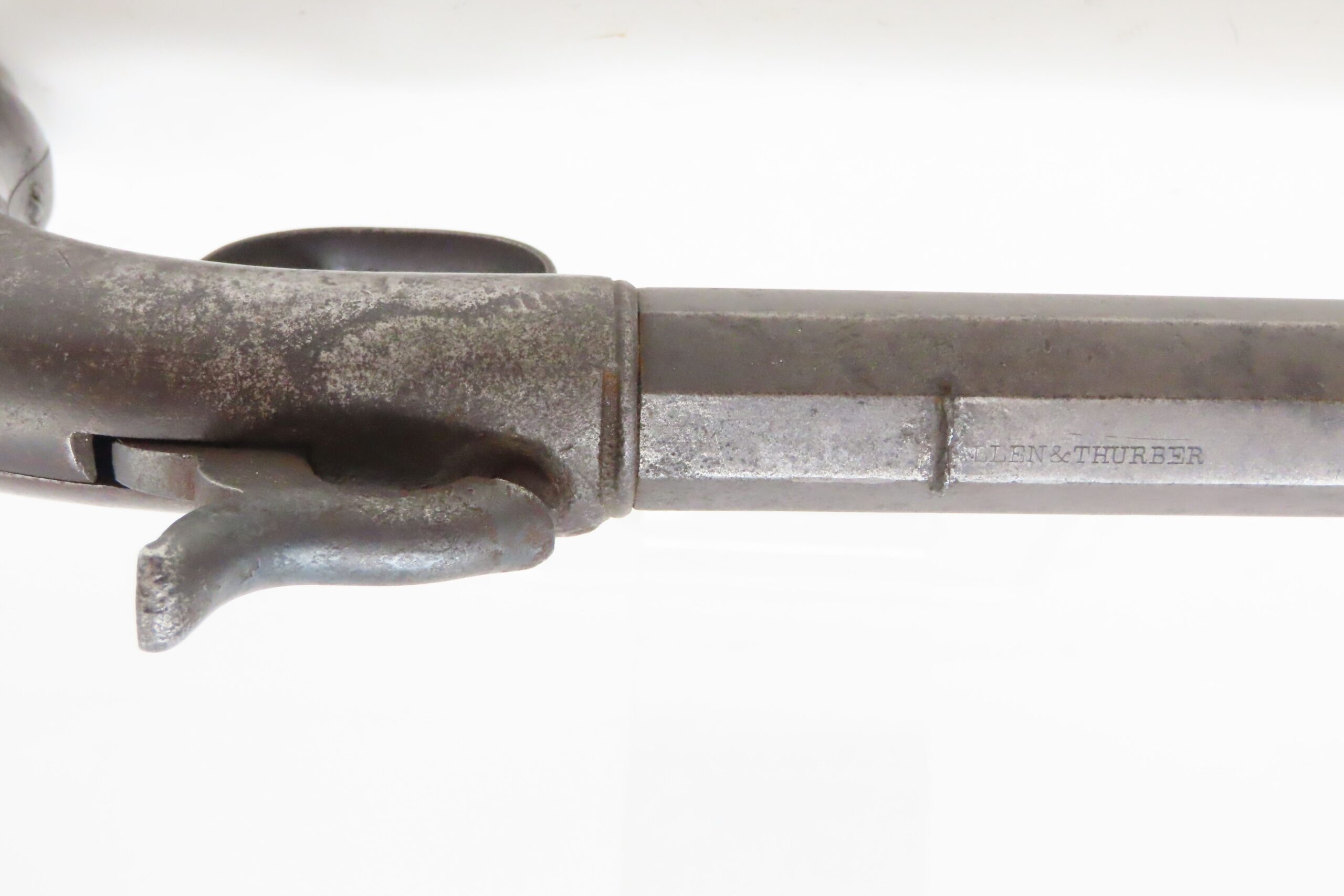 Allen & Thurber Center Hammer Percussion Pistol 1.24 C&RAntique008 ...