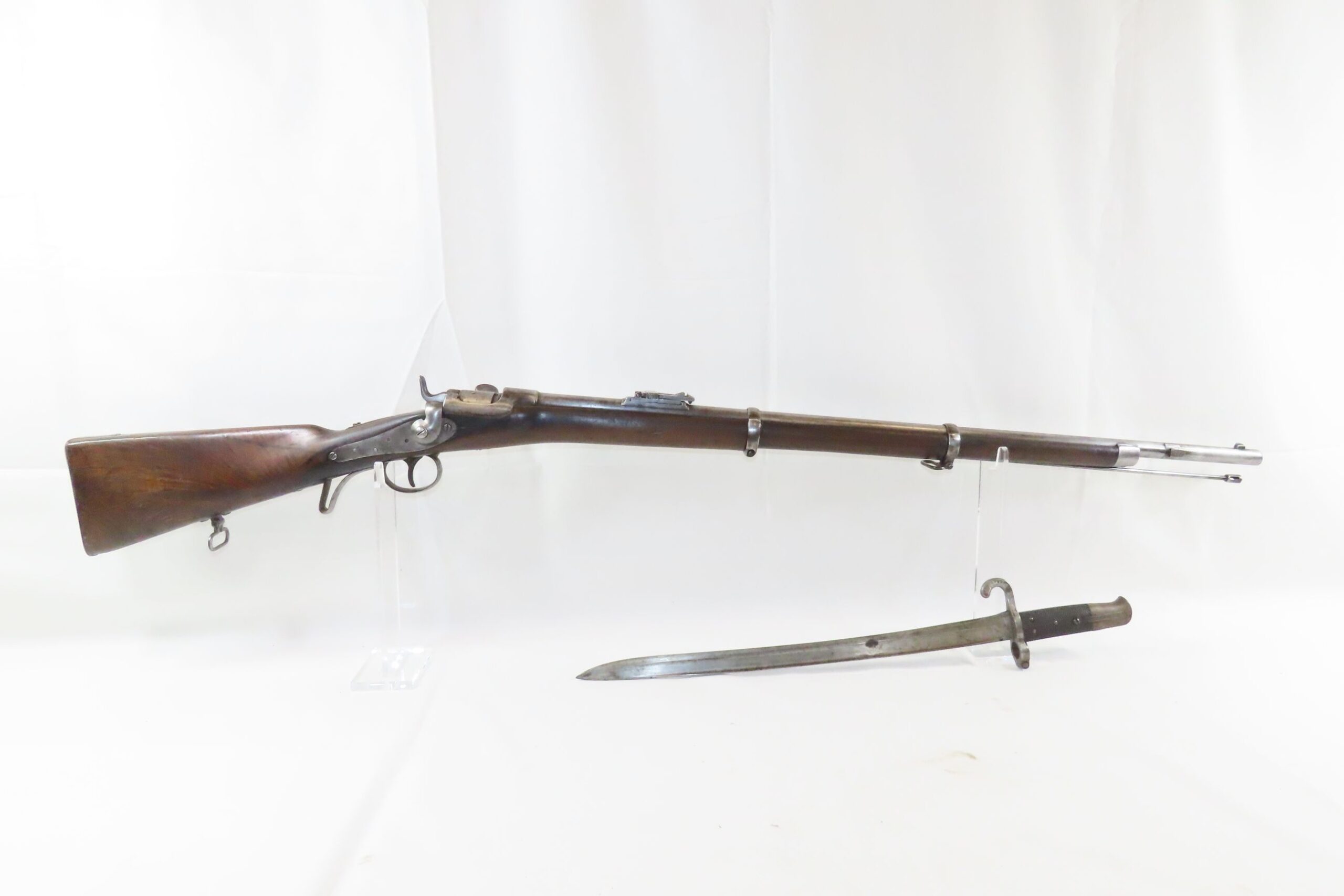 Austrian M1867 Wendl Holub Rifle with Bayonet 3.6 C&RAntique002 ...