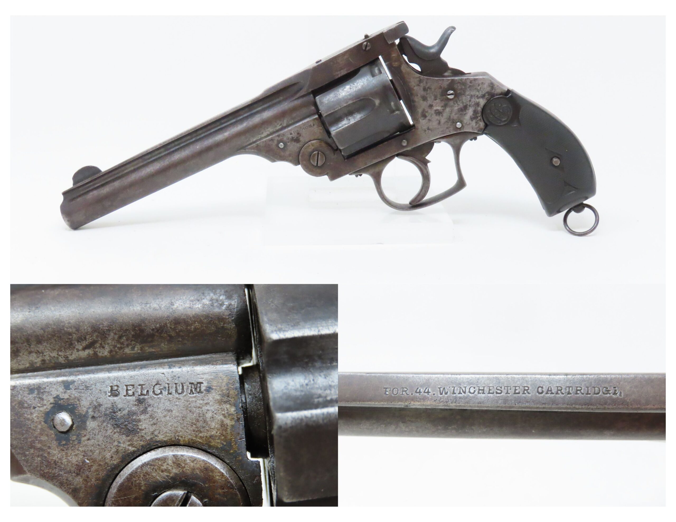 Belgian Copy of a Smith & Wesson Top Break Revolver 1.17 C&RAntique001 ...