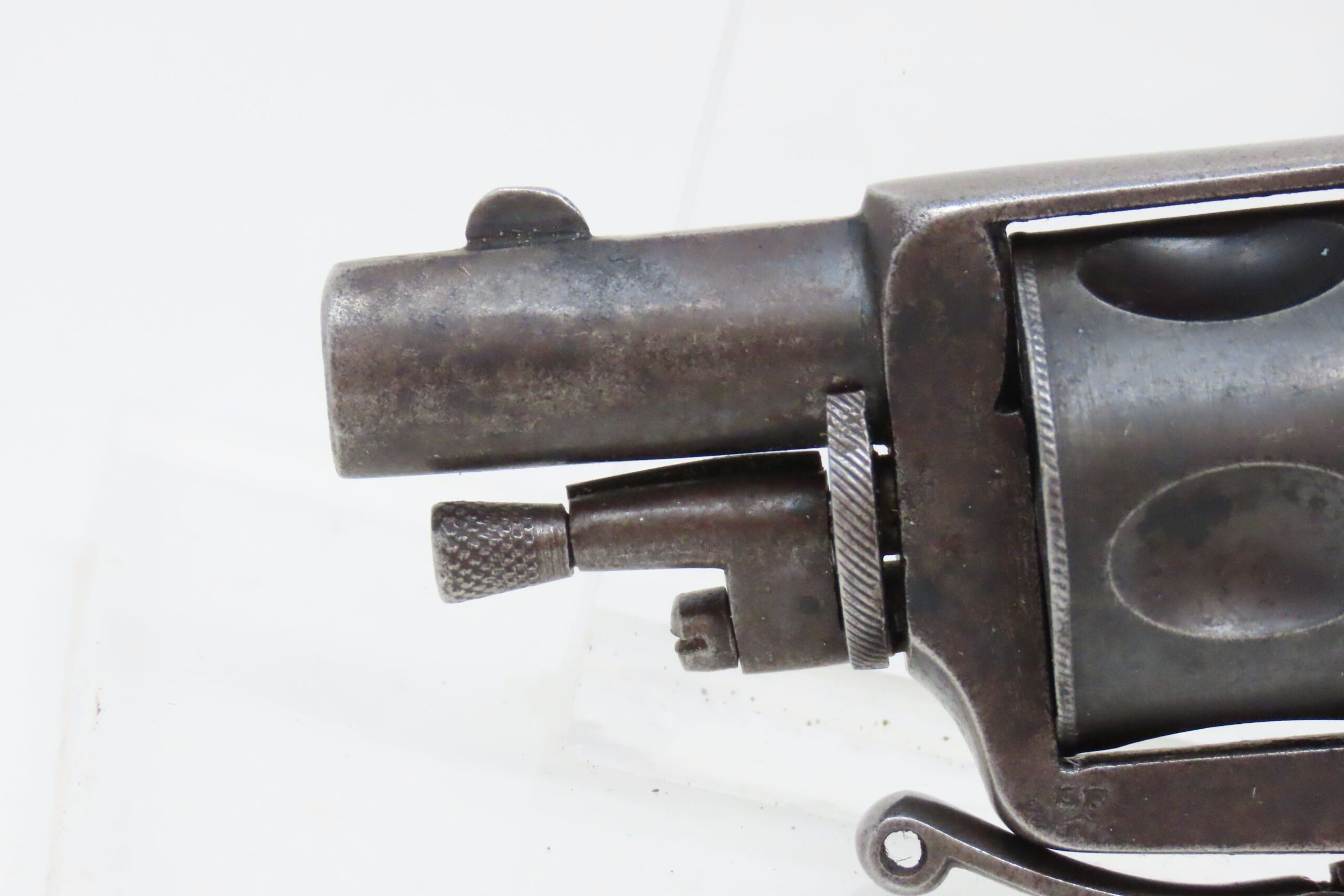 Belgian Double Action Folding Trigger Revolver 2.1 C&RAntique009 ...