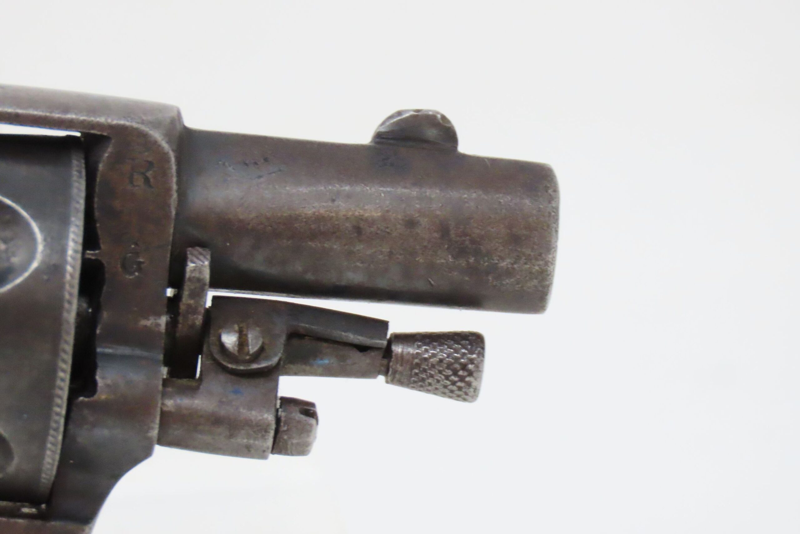 Belgian Double Action Folding Trigger Revolver 2.1 C&RAntique024 ...