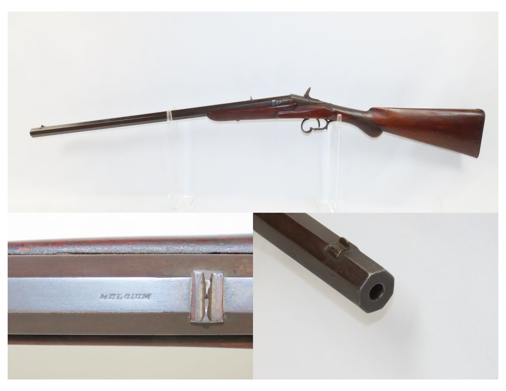 Belgian Flobert Warnant Parlor Rifle 2.15 C&RAntique001 | Ancestry Guns
