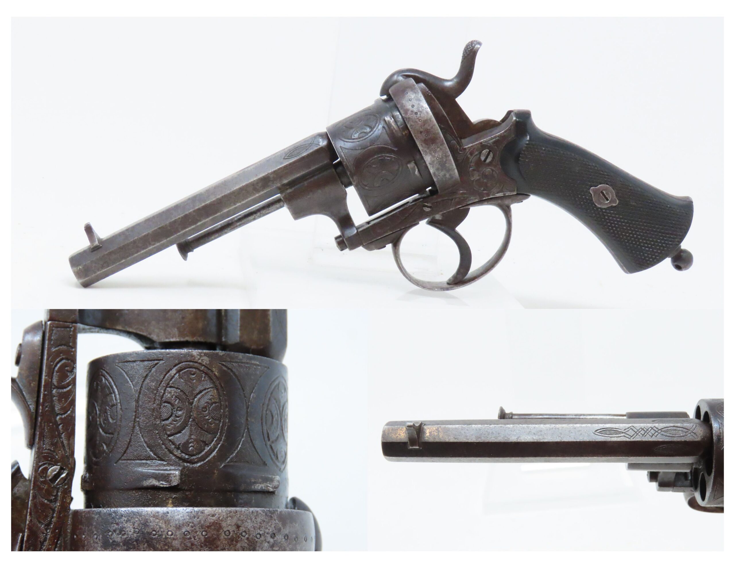 Belgian Pinfire Revolver 1.23 C&RAntique001 | Ancestry Guns