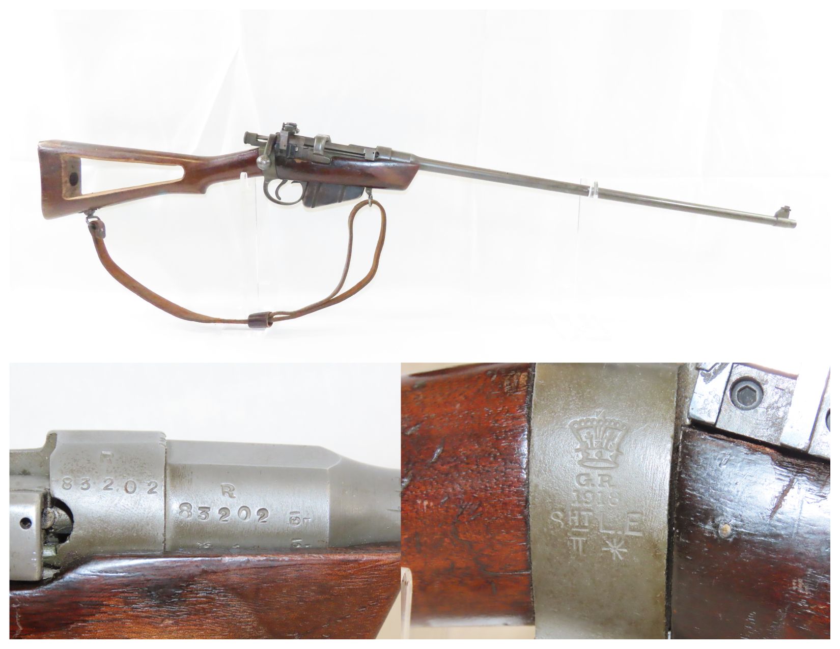 British Enfield NO. 1 MK. III Lee Enfield Sporting Rifle 11.3 C ...
