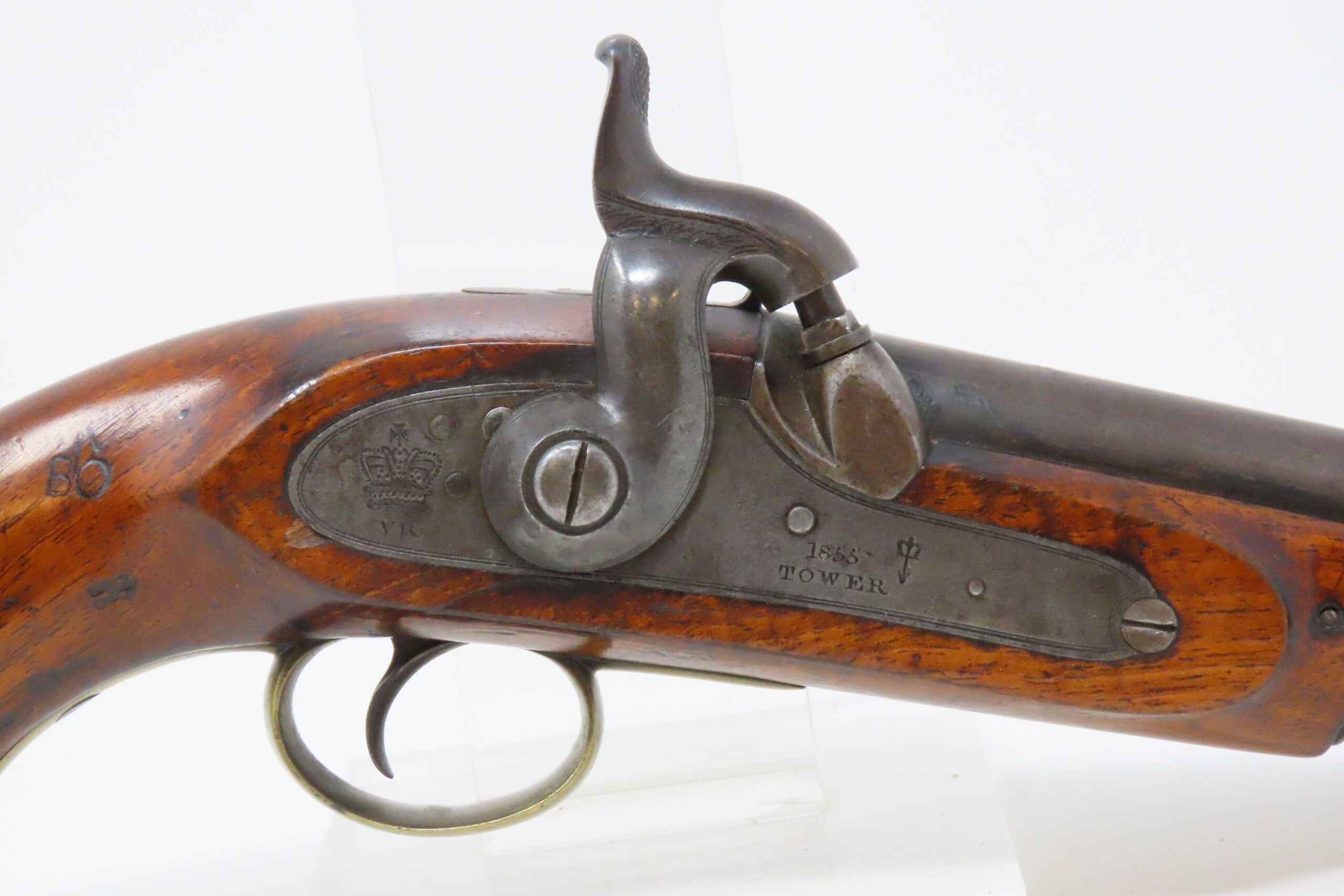 British Pattern 1842 Sea Service Pistol with Rifled Barrel 1.18 C ...