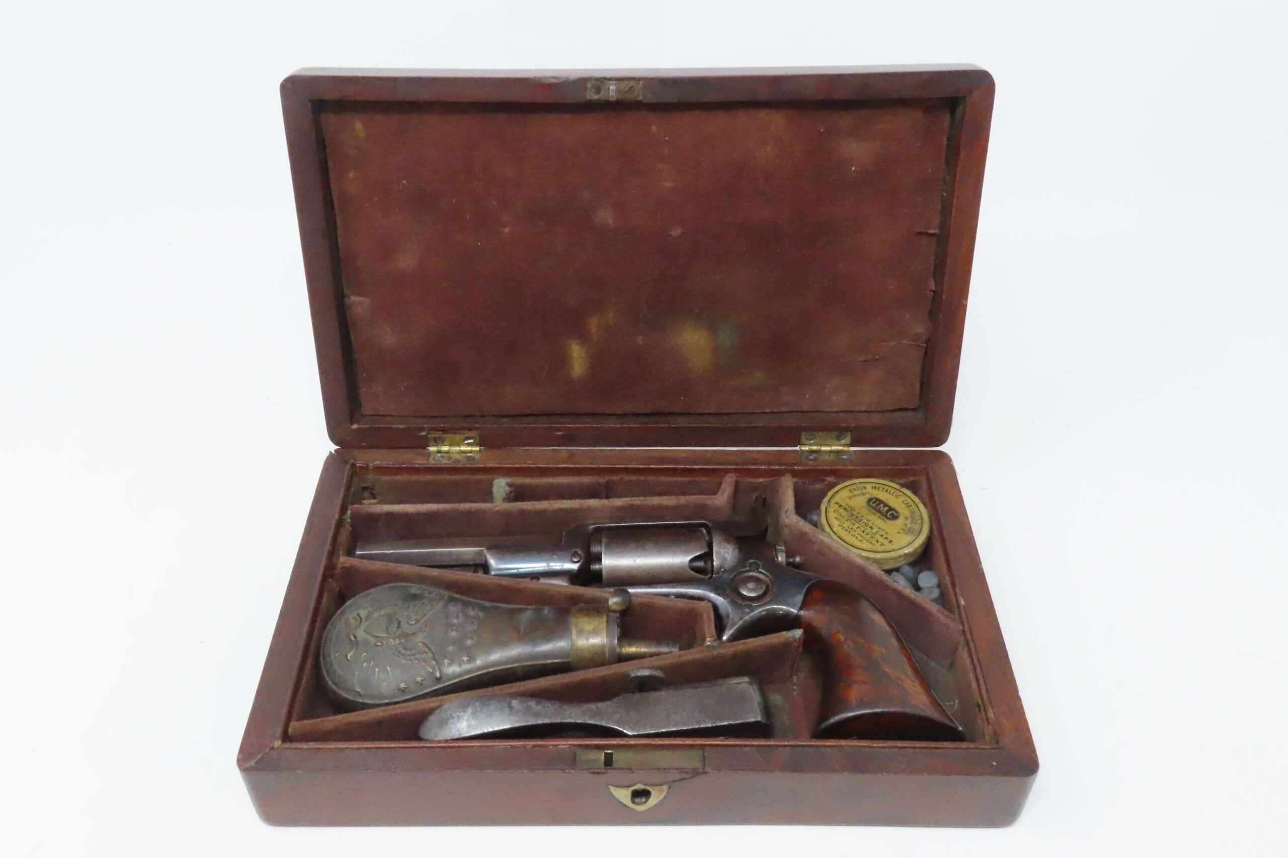 Cased Colt Model 1855 Root Sidehammer Percussion Revolver 2.1 C ...