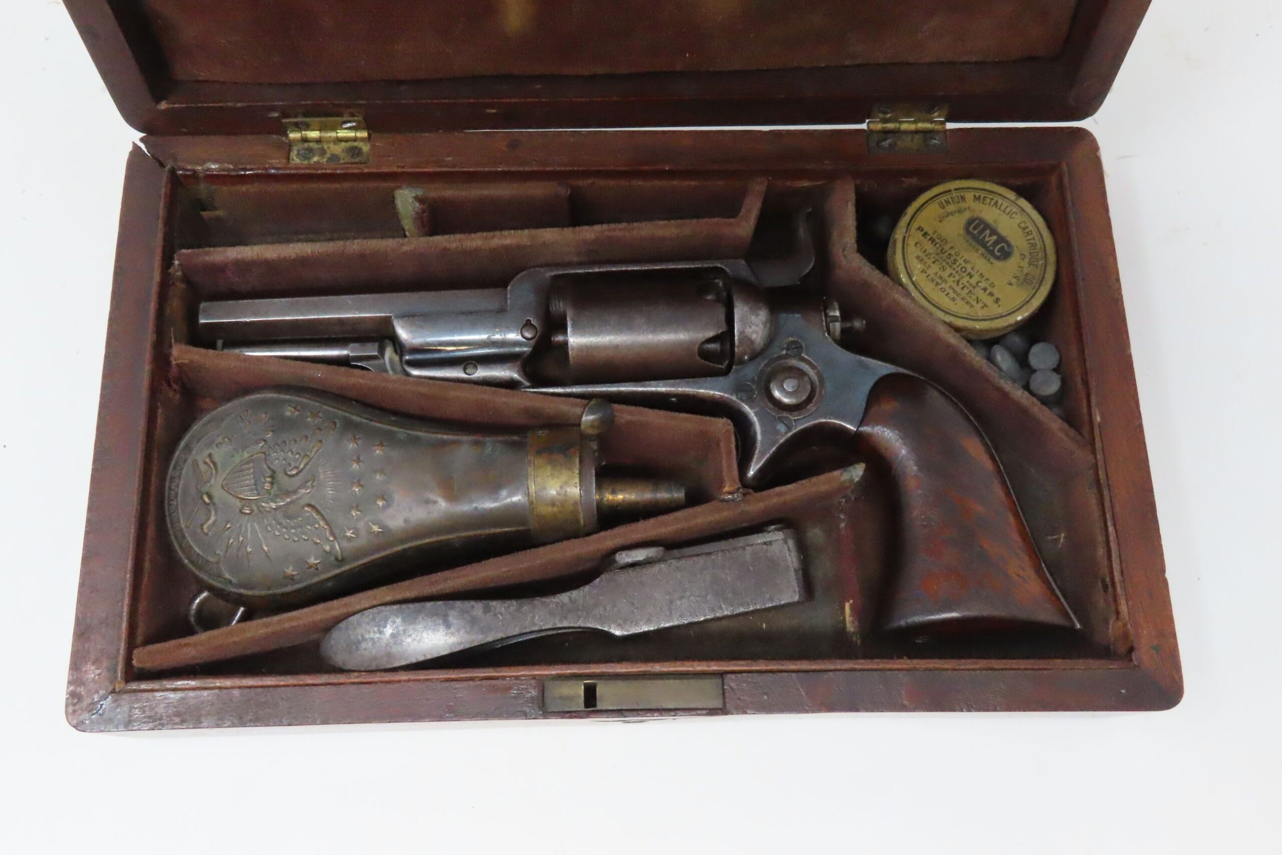 Cased Colt Model 1855 Root Sidehammer Percussion Revolver 2.1 C ...