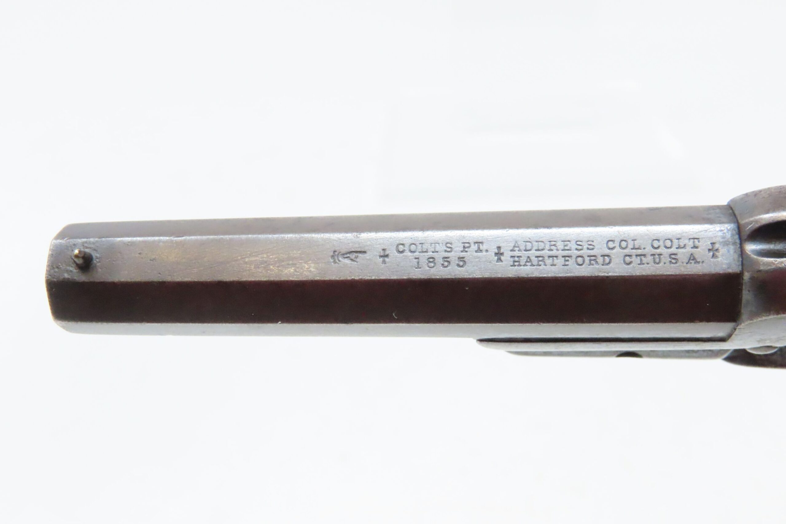 Cased Colt Model 1855 Root Sidehammer Percussion Revolver 2.1 C ...