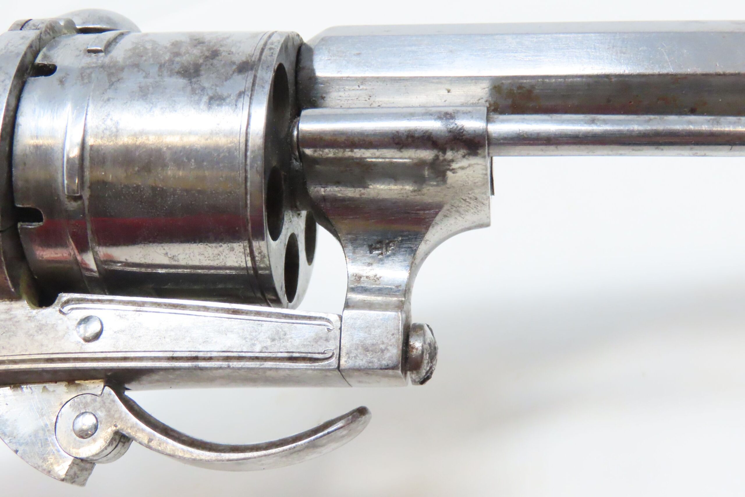 Cased ferdinand Claudin Brevete Folding Trigger Double Action Pinfire ...