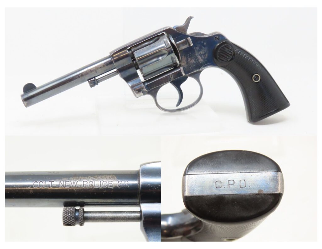 Chicago Police Department Marked Colt New Police Revolver 3.14 C ...