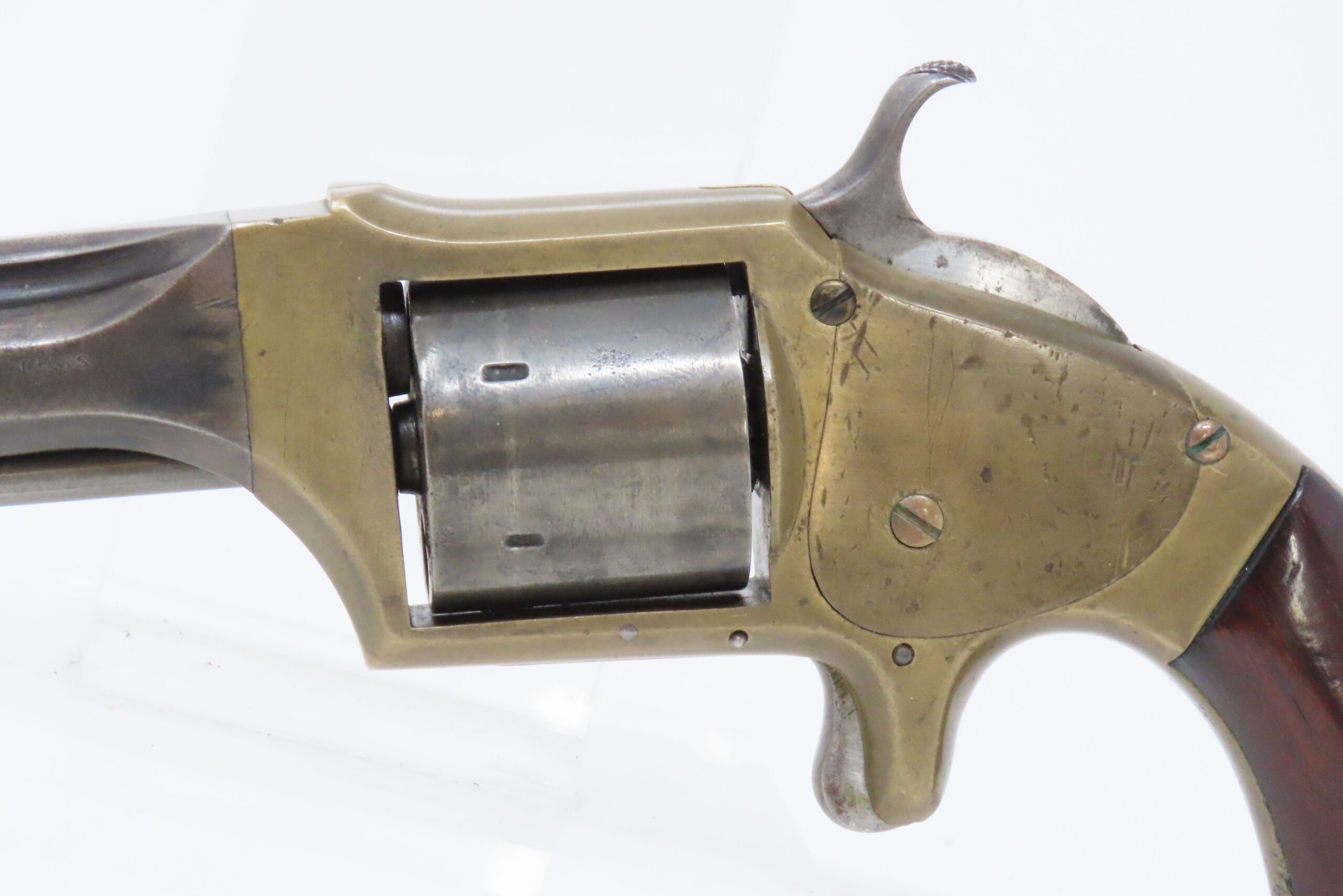 Civil War Era American Cartridge Revolver E.A. prescott Belt Revolver 1 ...