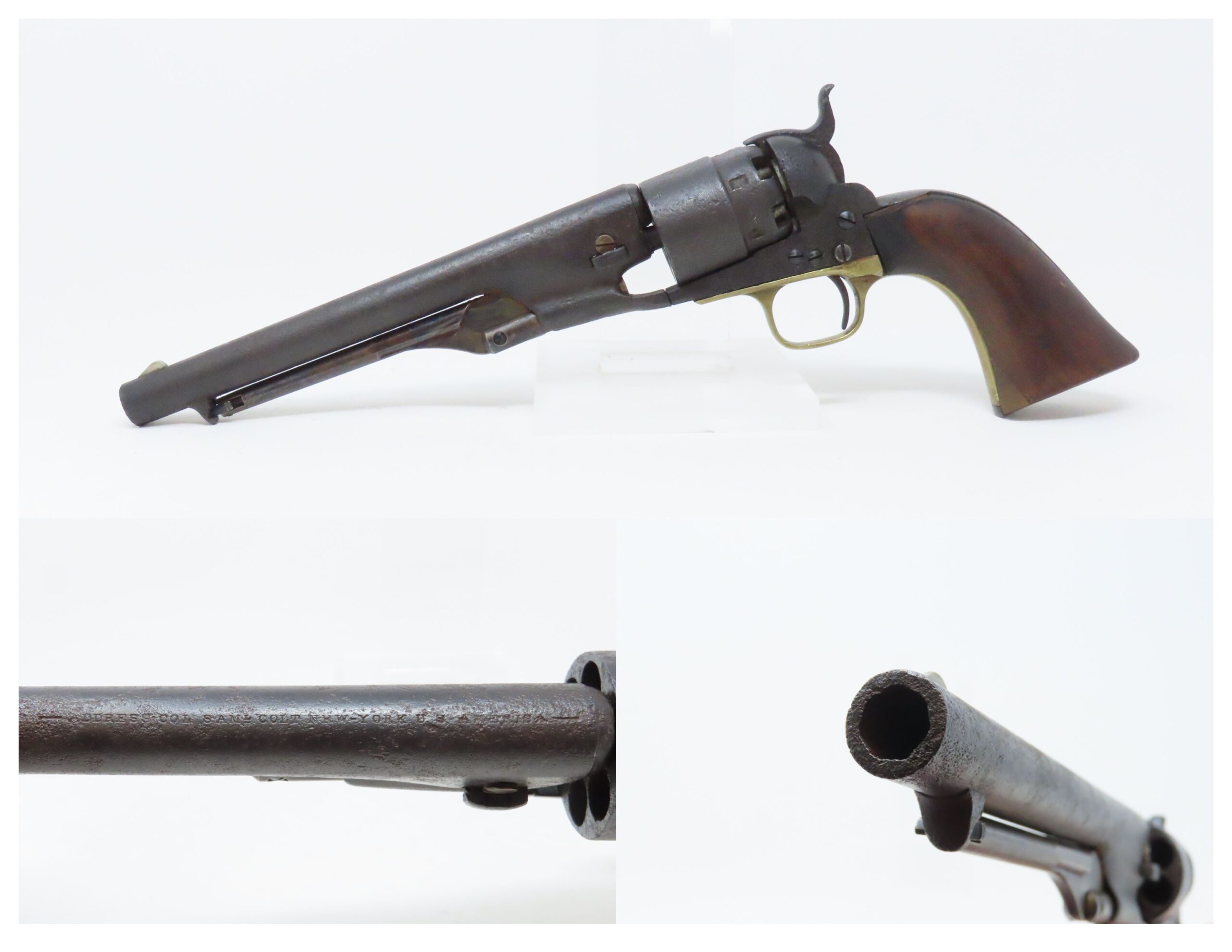 Civil War Era Colt Model 1860 Army Percussion Revolver 1.11 C ...
