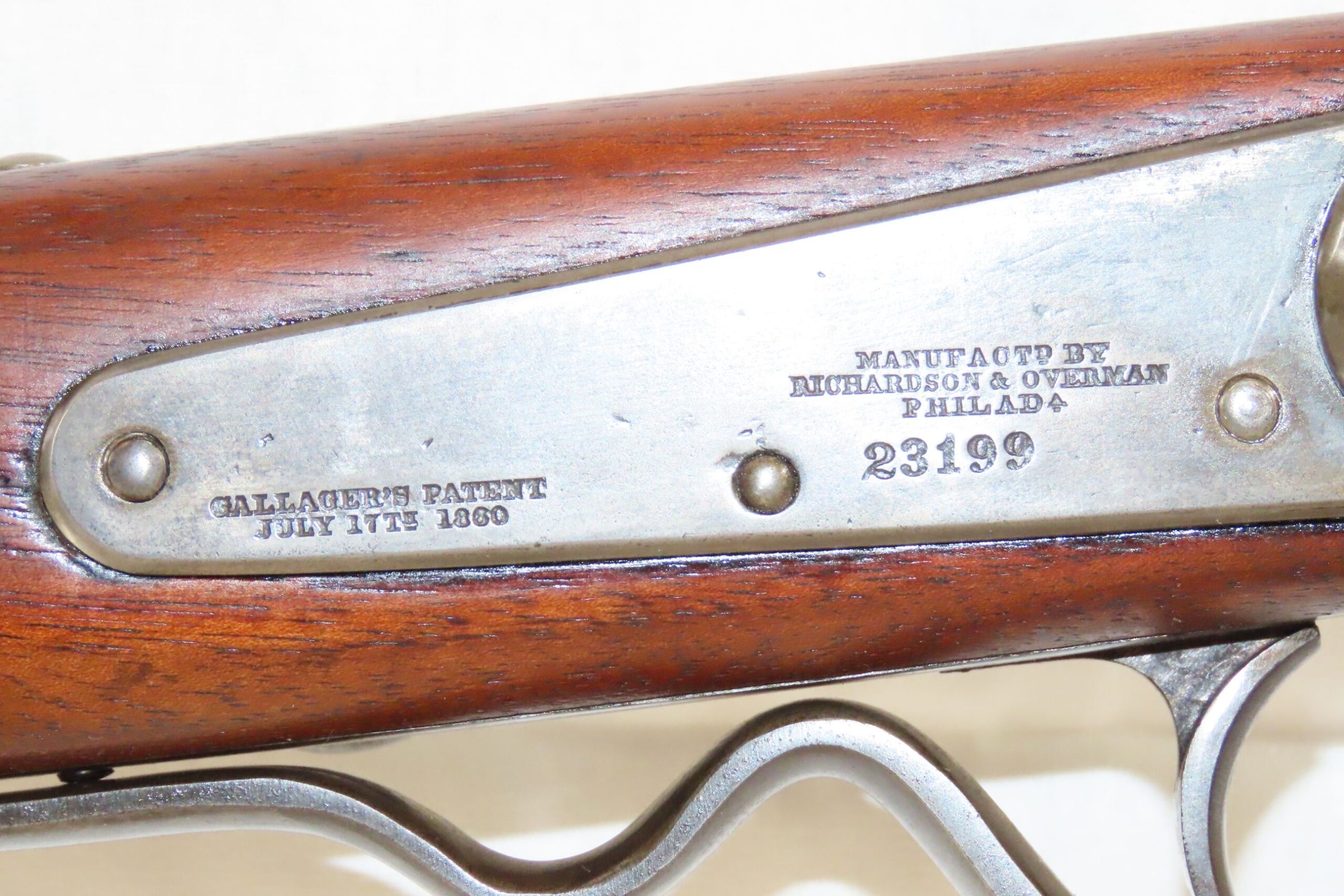 Civil War Richardson & Overman Gallager Patent Rimfire Carbine 11.7 C ...