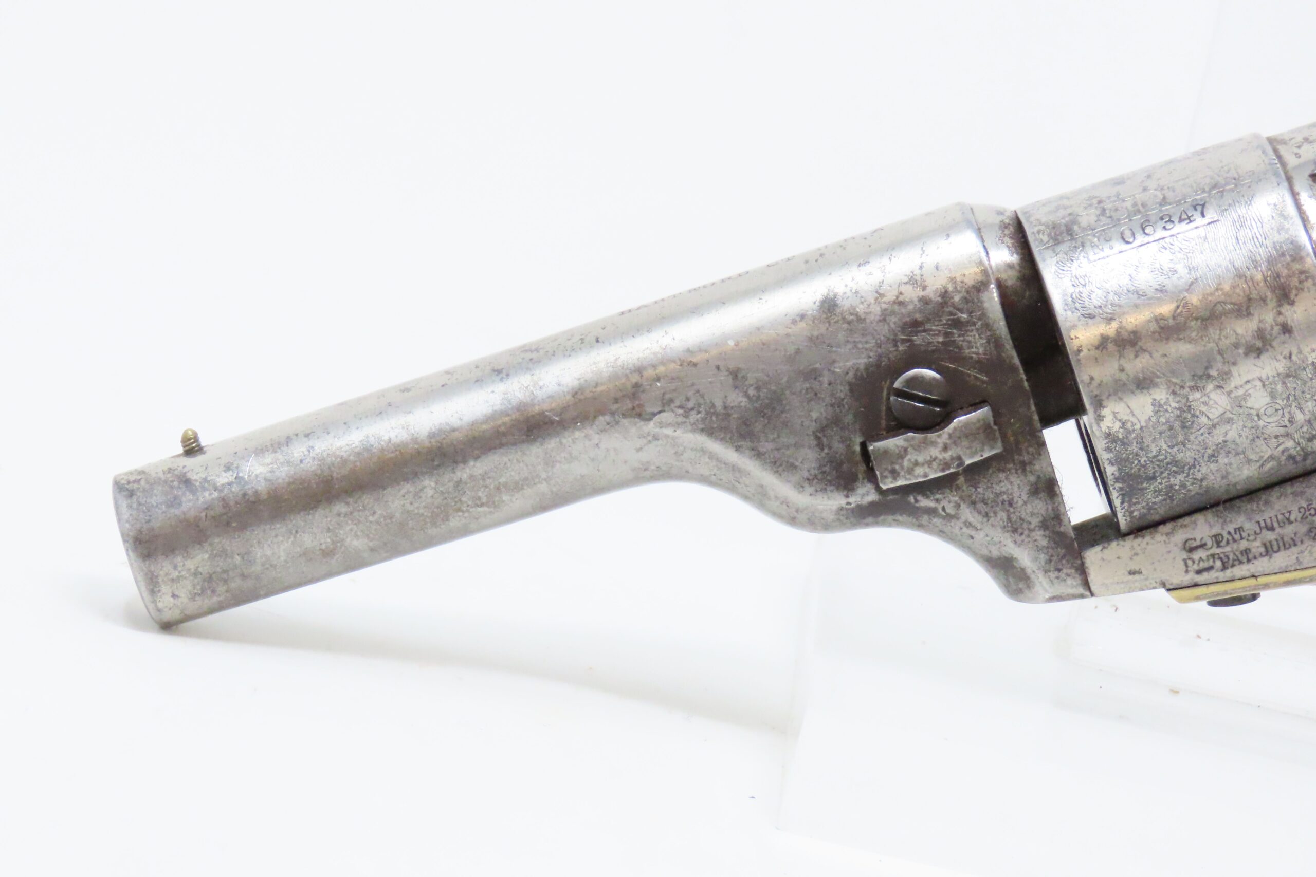 Colt 3.5 Inch Round Barrel pocket Model Revolver 1.24 C&RAntique005 ...