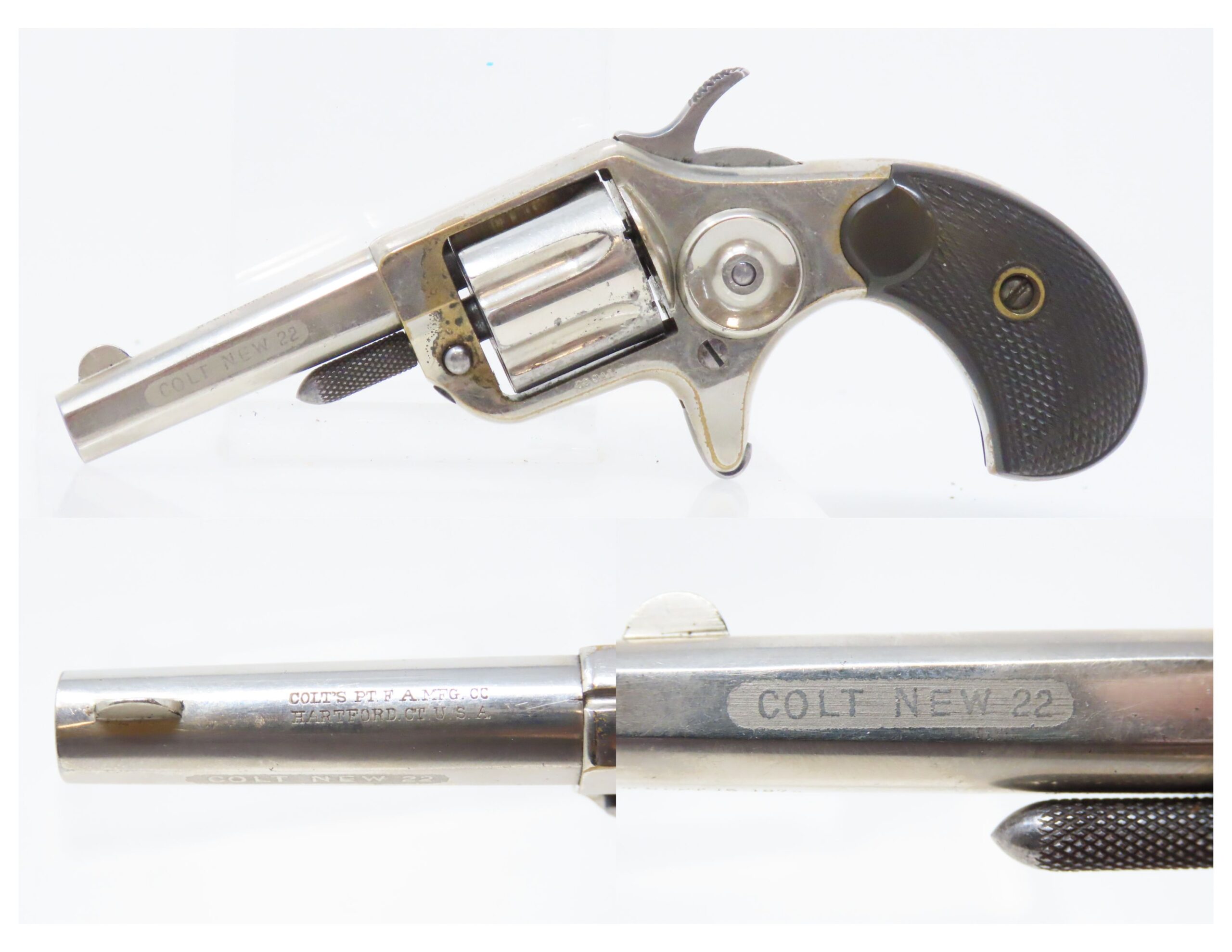 Colt New Line .22 Revolver 1.24 C&RAntique001 | Ancestry Guns
