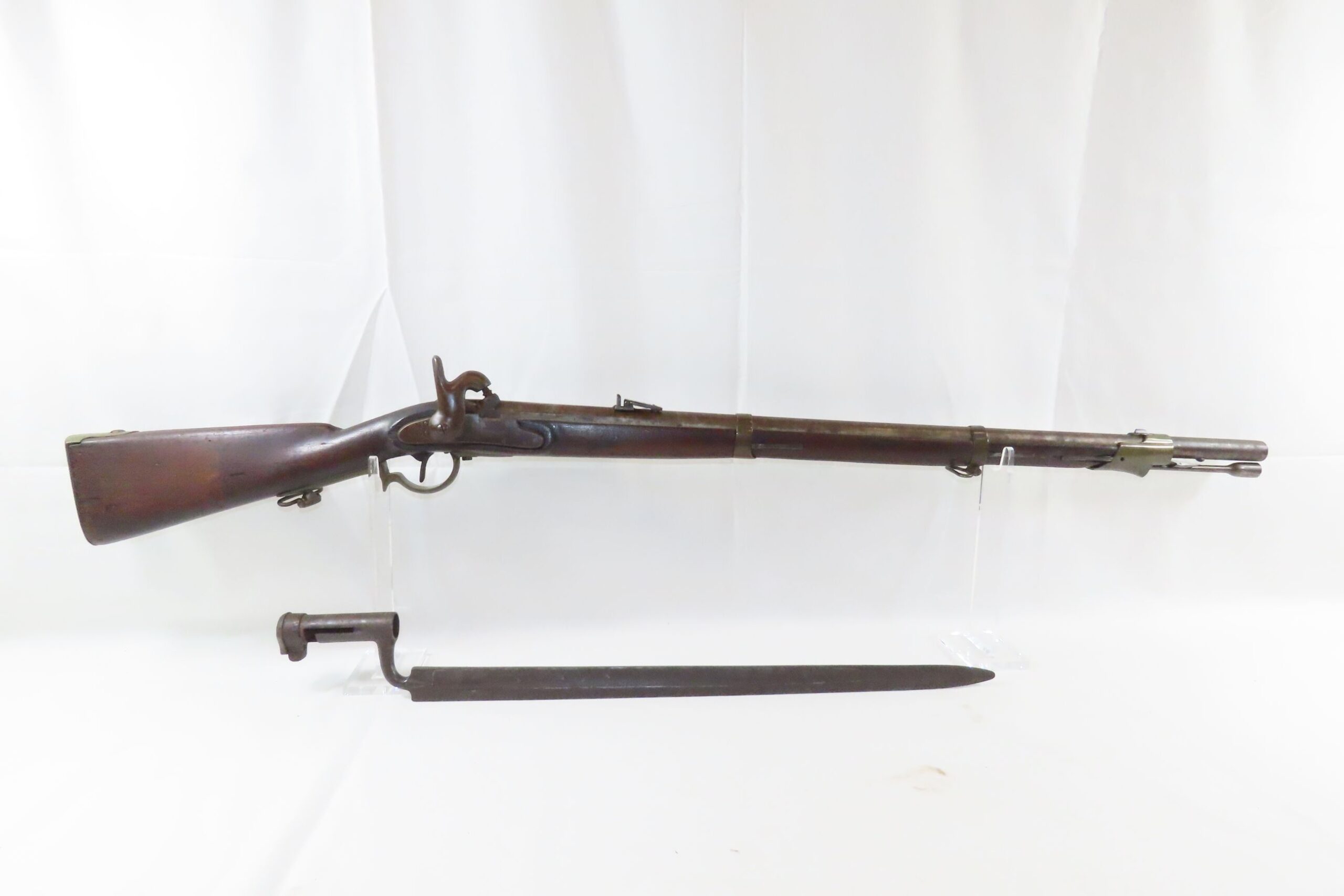 Converted Austrian Model 1842 Engineers Rifle with Bayonet 3.7 C ...