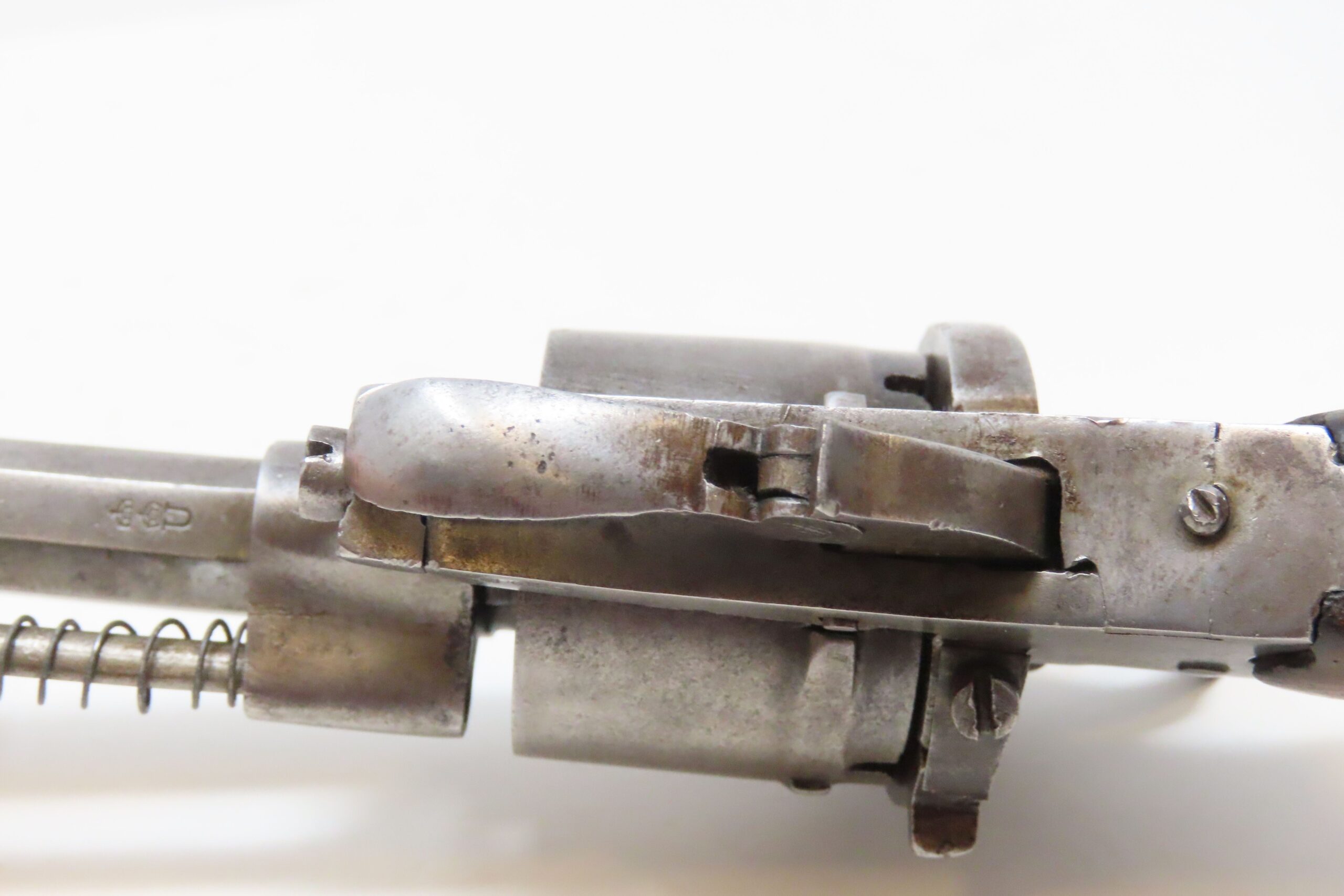 European Folding Trigger Double Action Pinfire Revolver 1.17 C ...