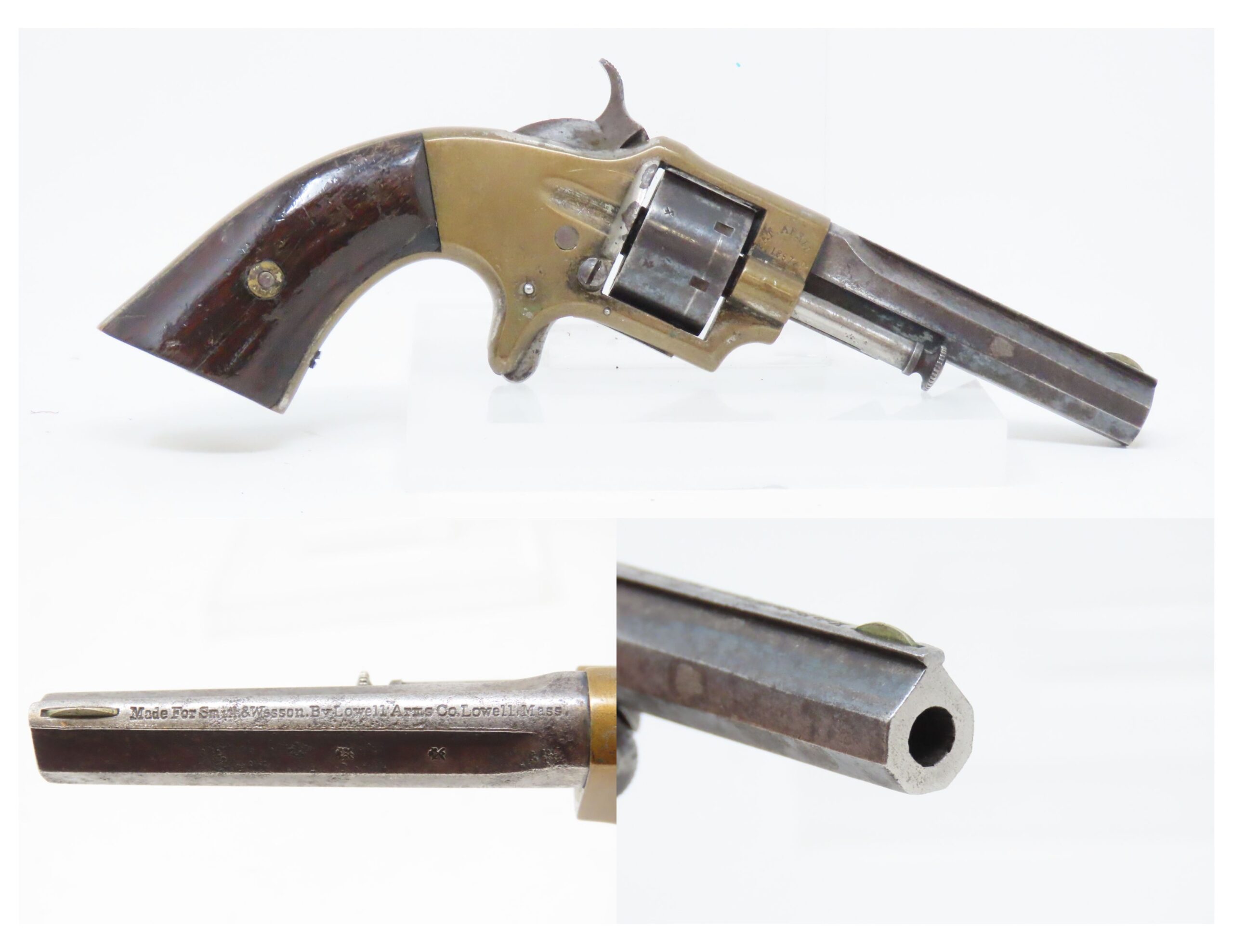Lowell Arms Co. Rollin White Pocket Revolver Made for Smith & Wesson ...