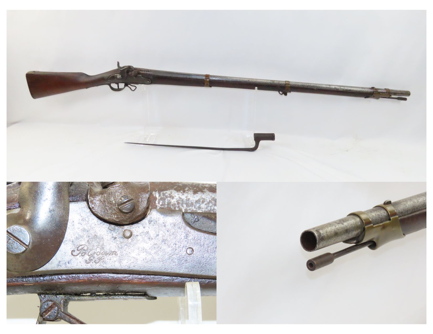 Prussian Potsdam Model 1809 Musket 3.14 C&RAntique001 | Ancestry Guns