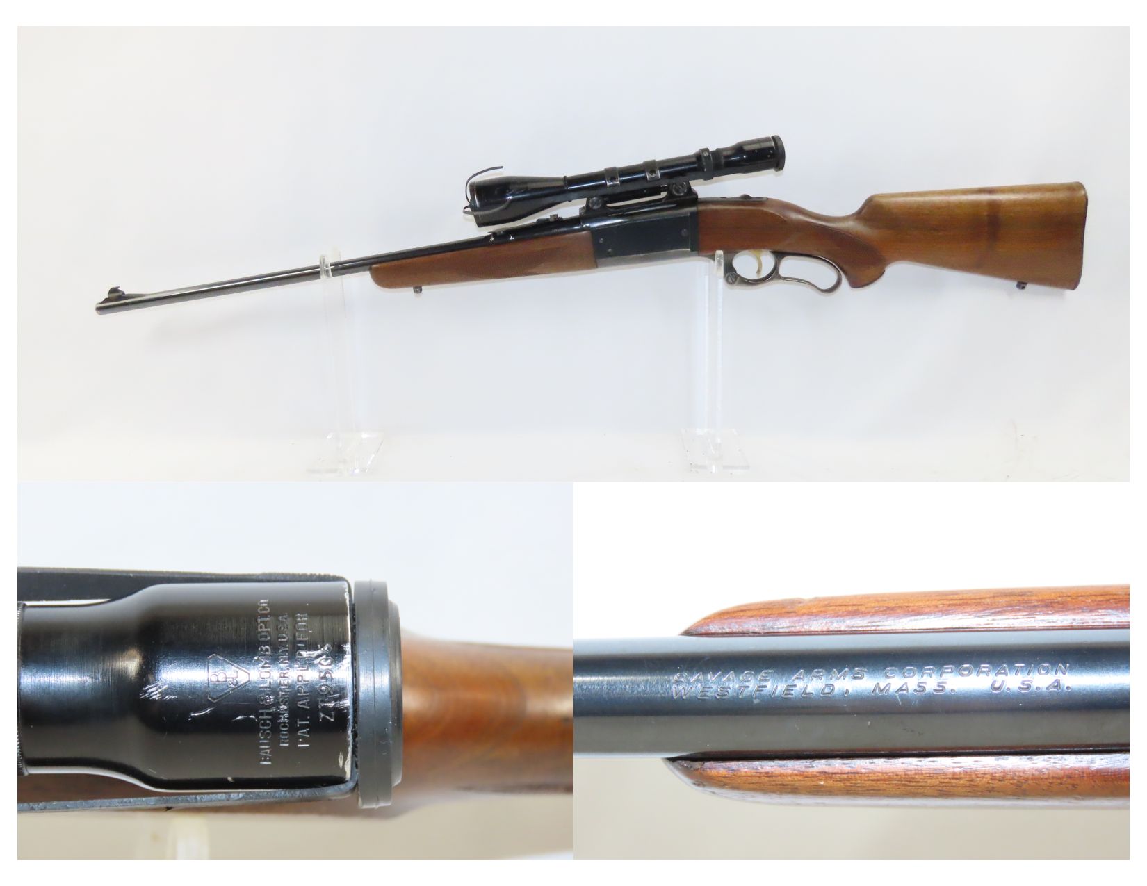 Savage Model 99 Rifle with Scope 3.14 C&RAntique001 | Ancestry Guns