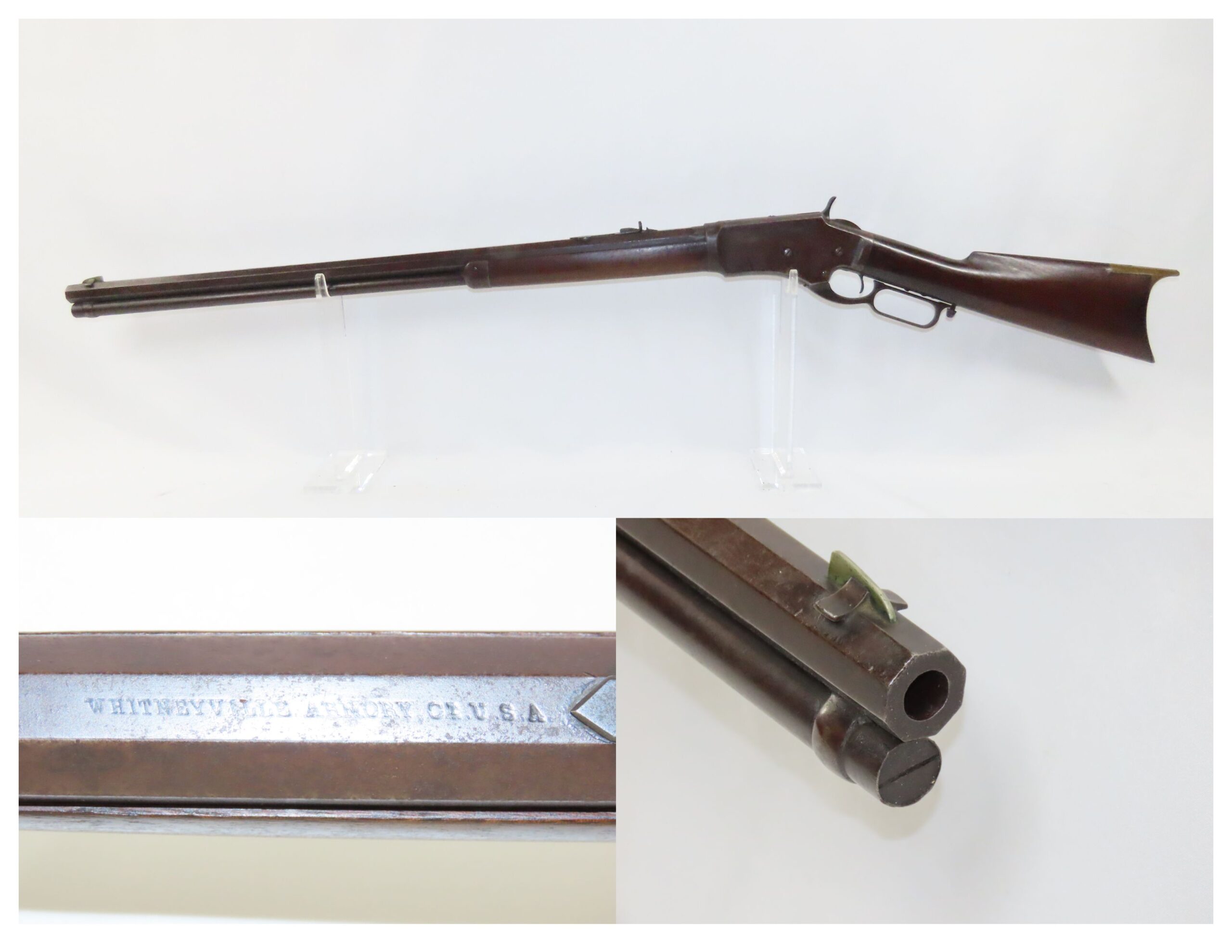 Scarce Whitney Kennedy Lever Action Rifle 1.6 C&RAntique001 | Ancestry Guns