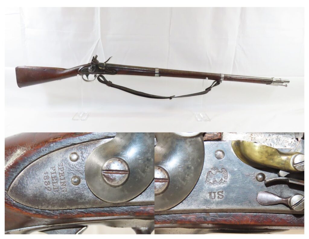 Springfield Model 1816 Flintlock Musket 11.16 C&RAntique001 | Ancestry Guns