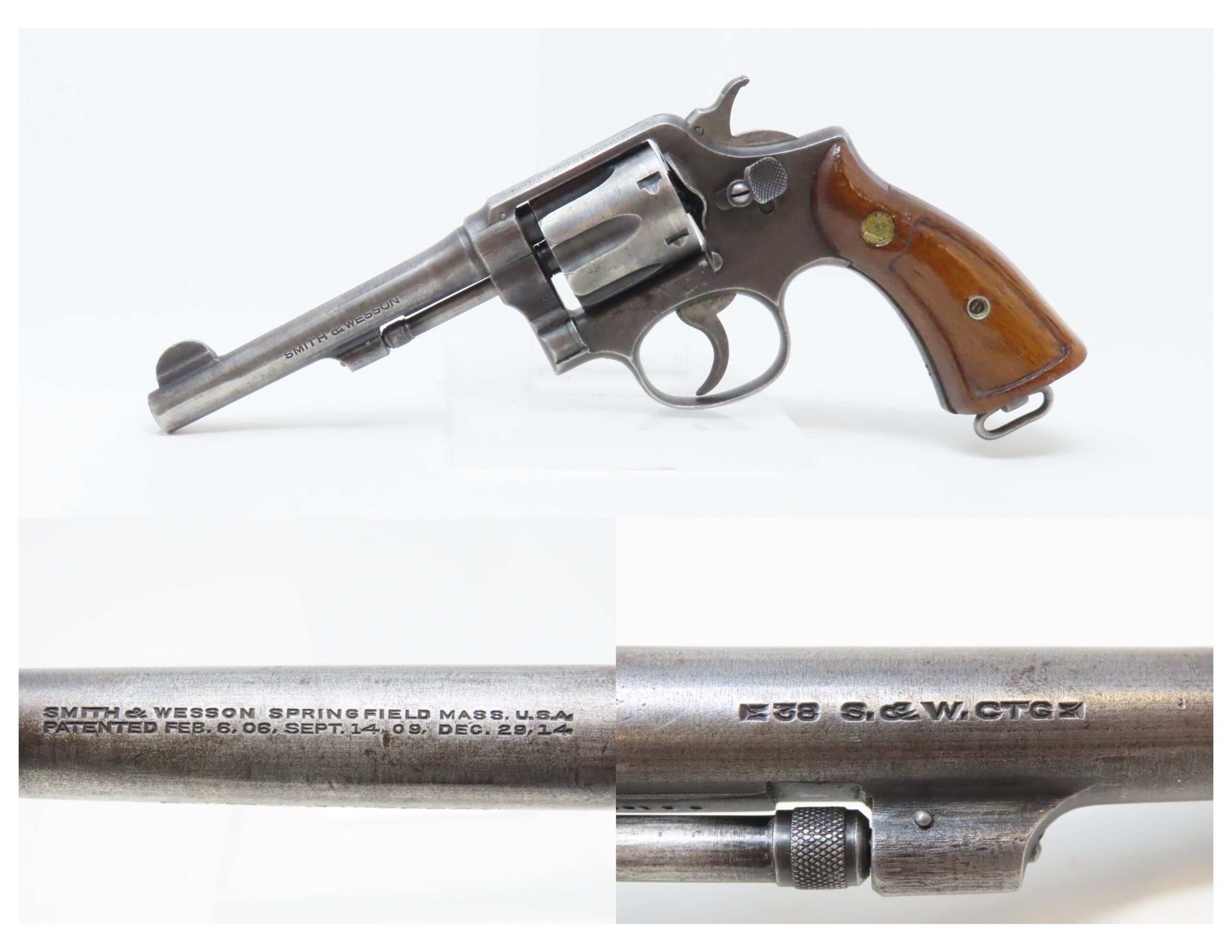 U.S. Marked Smith & Wesson Pre Model 10 Military & Police Revolver 1.20 ...