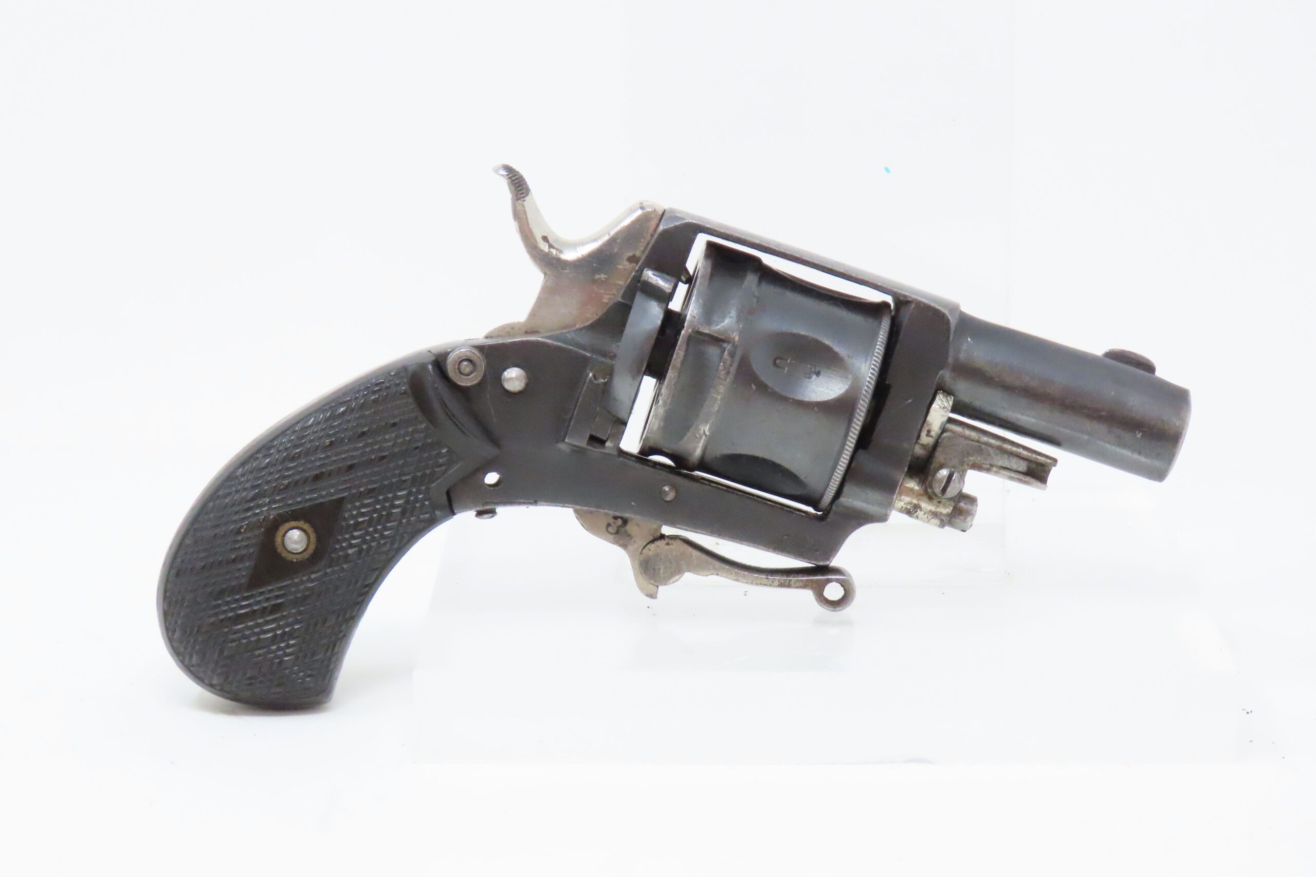 german folding trigger double action pocket revolver 1.17 C&RAntique015 ...