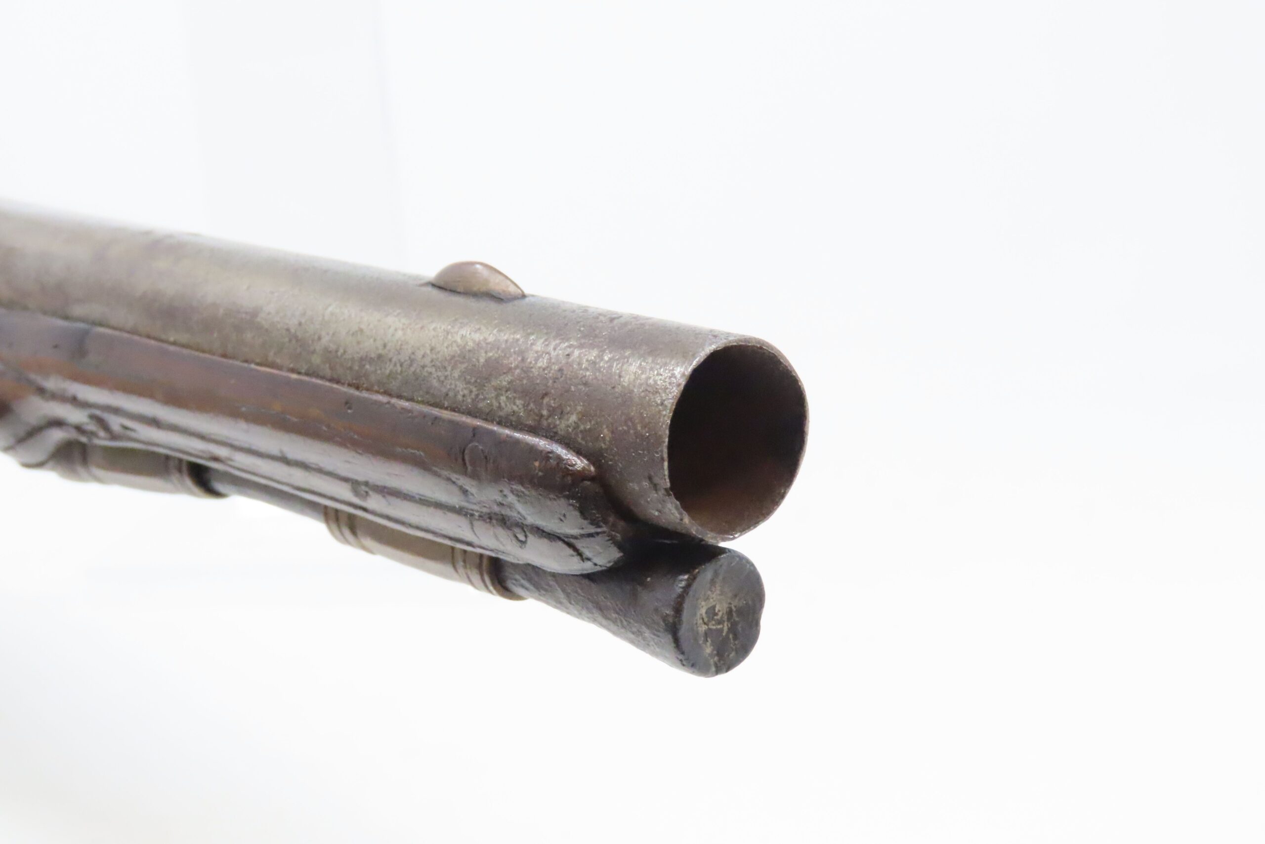 18th Century GERMANIC FLINTLOCK Belt Pistol 65 Caliber Antique Carved ...