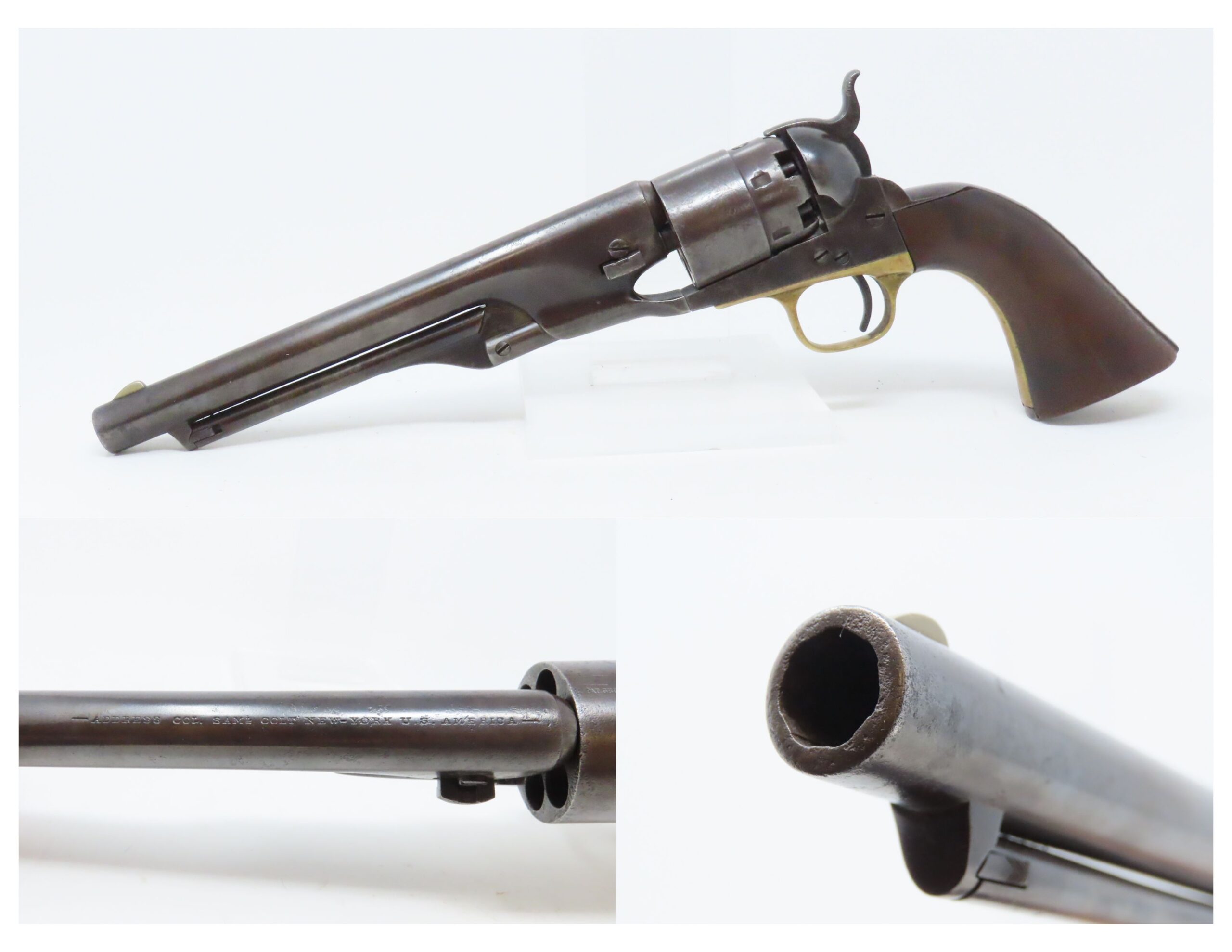 Civil War U.S. Colt MOdel 1860 Army Revolver 1.24 C&RAntique001 ...