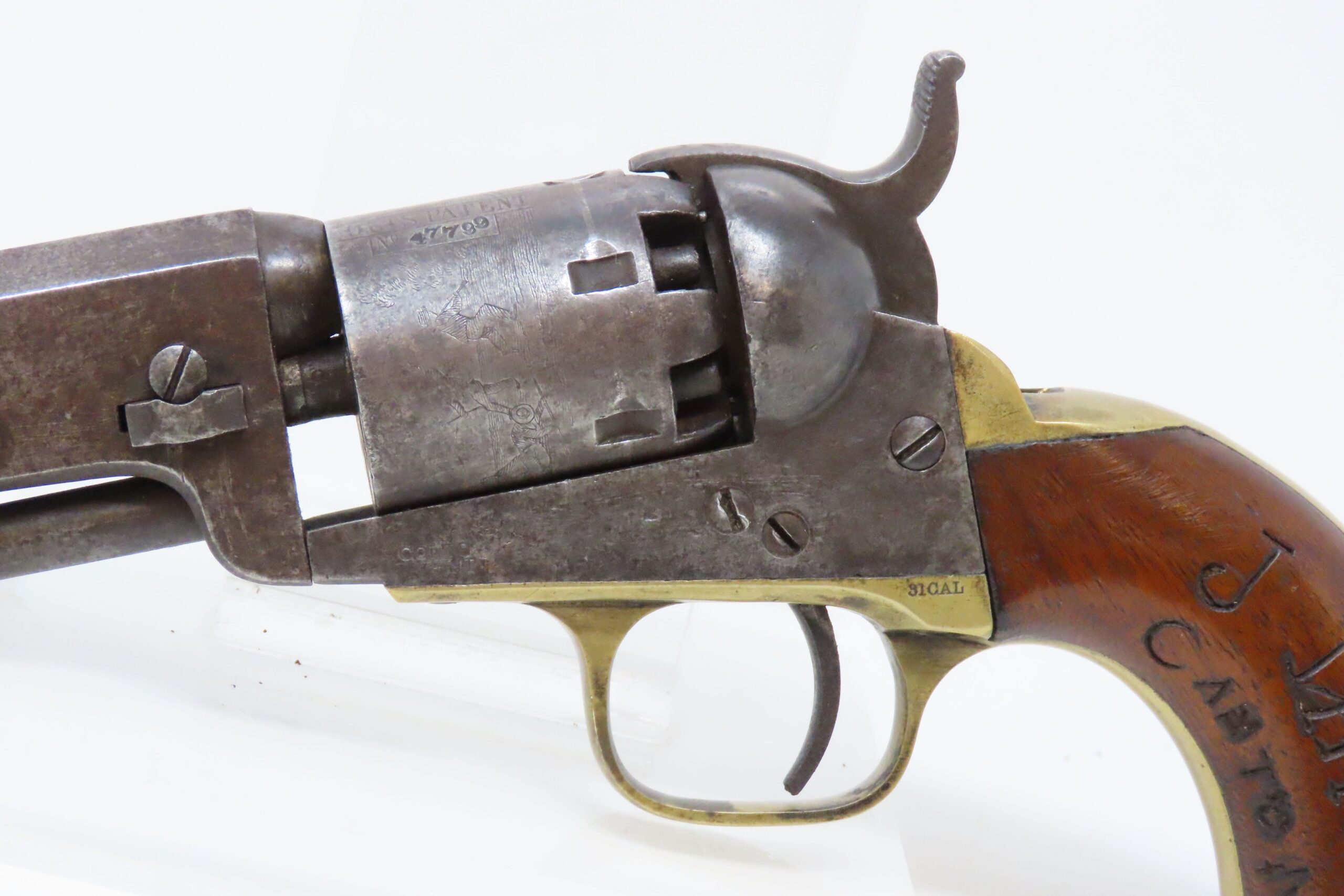 Colt Model 1849 Pocket Revolver 1.24 C&RAntique004 | Ancestry Guns